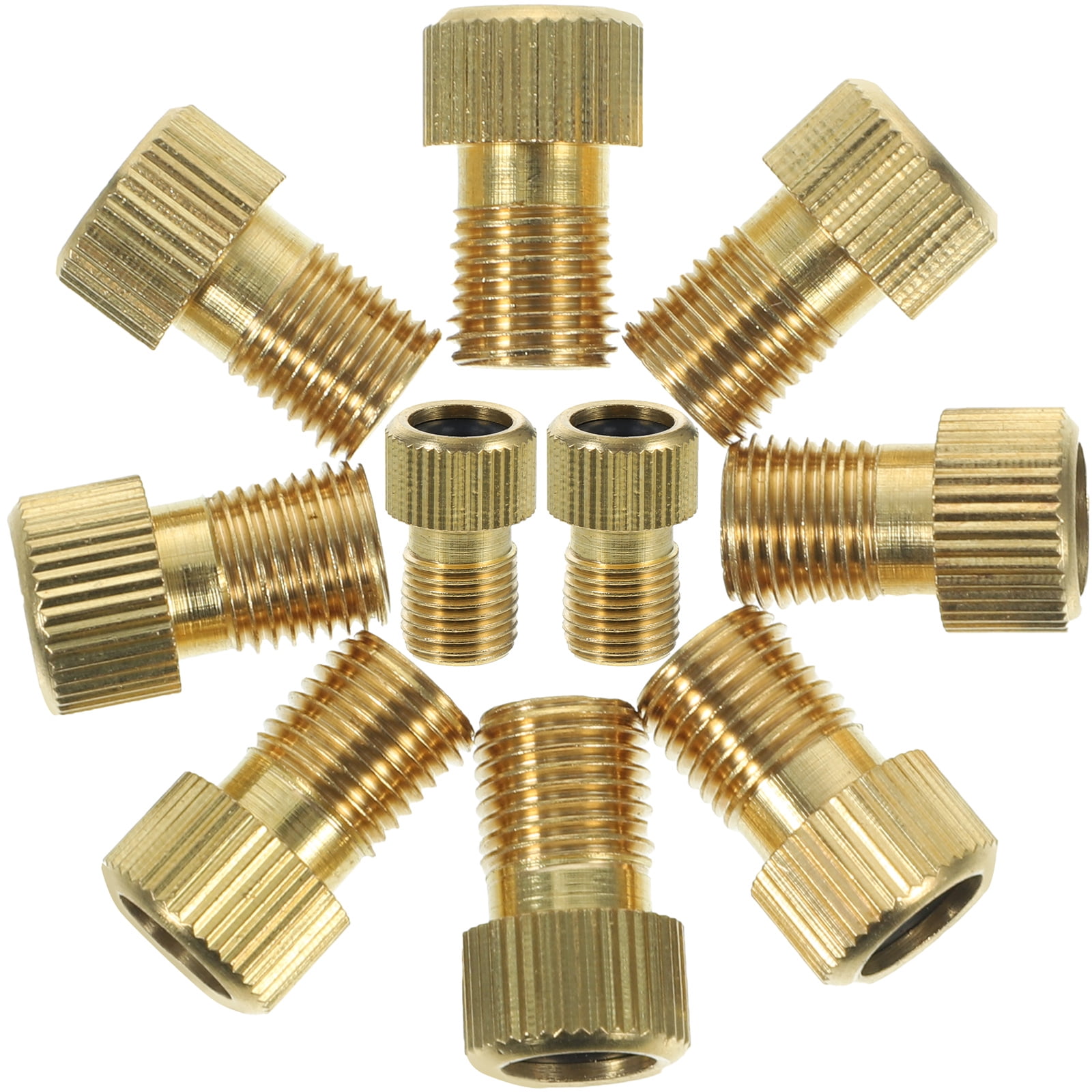 WORGEOUS 10PCS Pump Adapter Connector Valve Adaptor Portable Bike Pump ...
