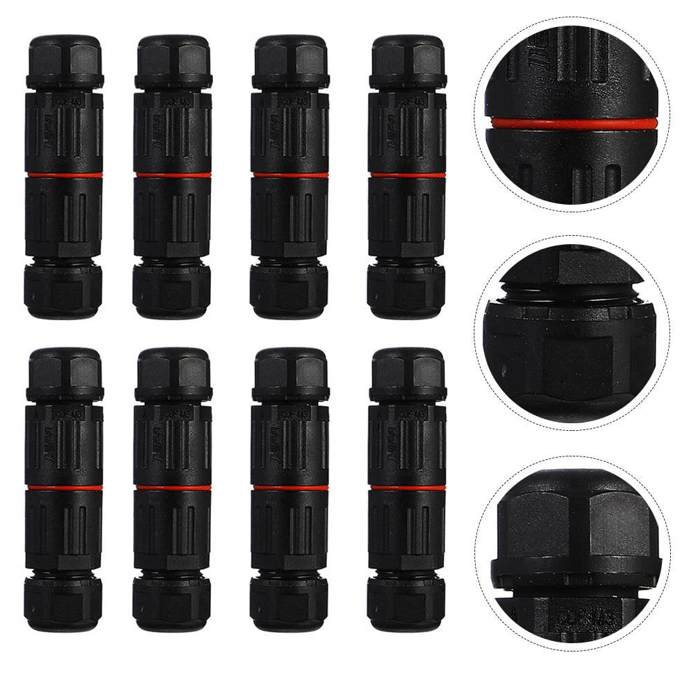 WORGEOUS 10PCS/Set Low Voltage Light Cable Connector Waterproof ...