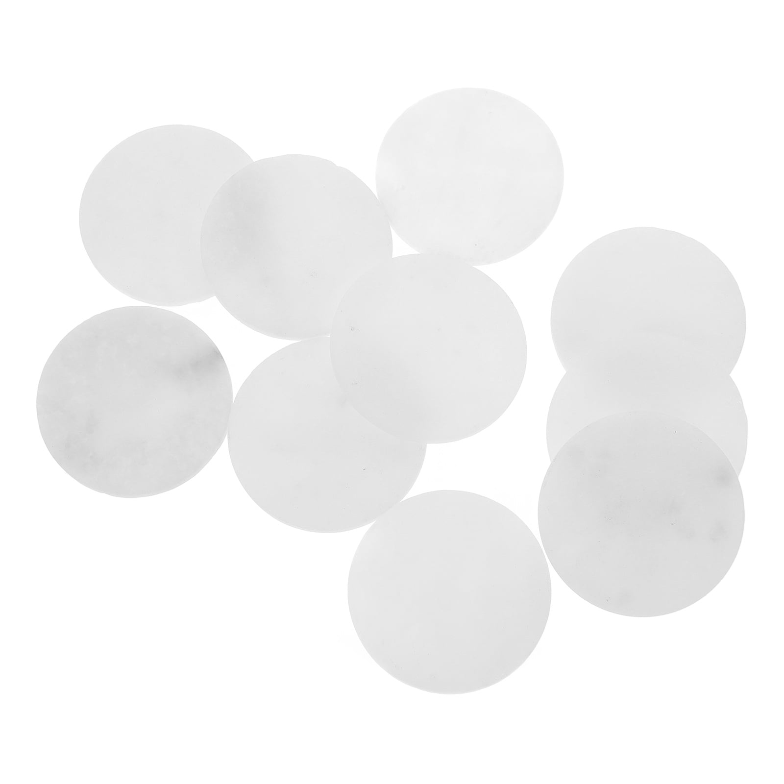 WORGEOUS 10Pcs Flat River Rocks For Painting Smooth Surface Multi ...