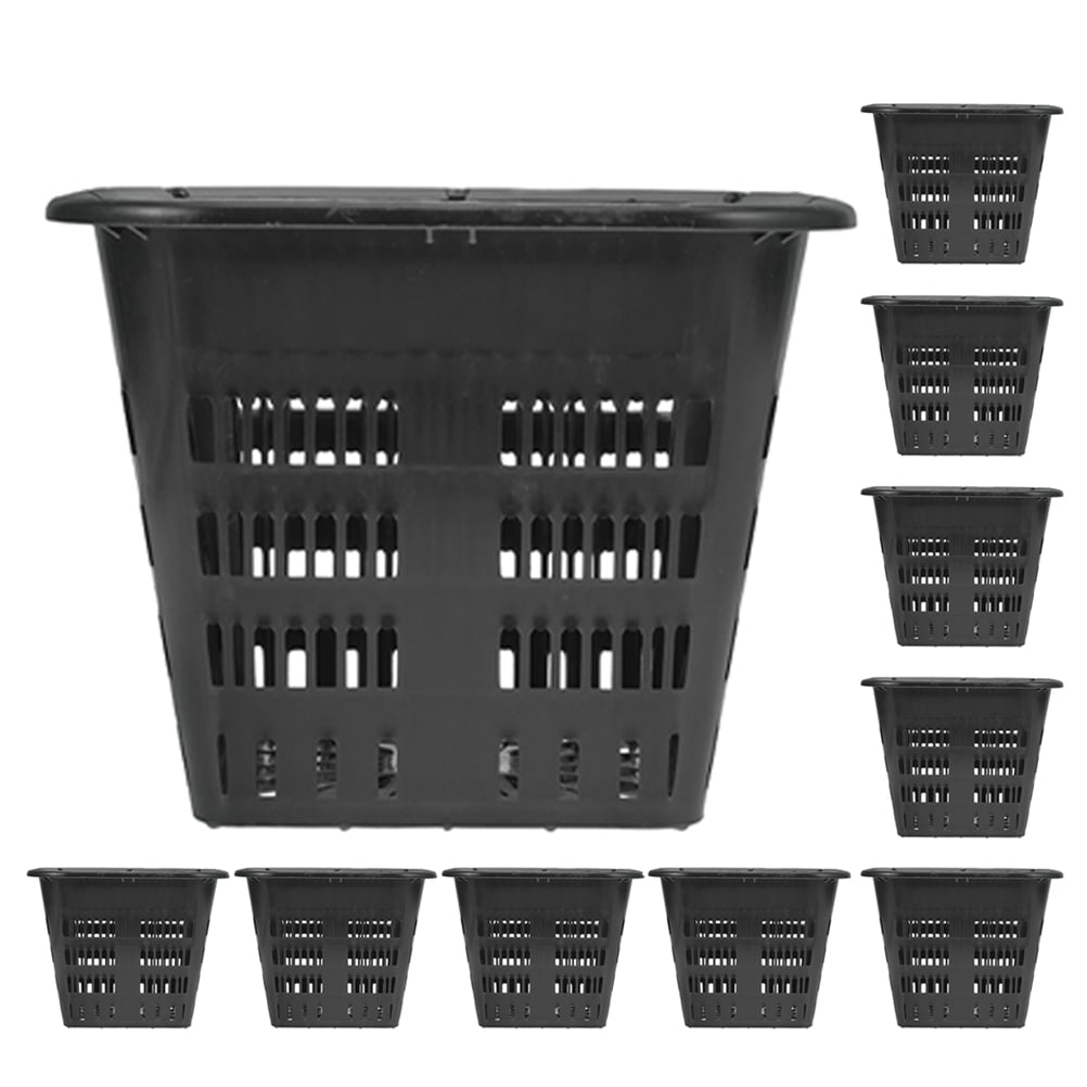 WORGEOUS 10Pcs Hydroponic Pots Garden Balcony Planting Net Pots ...