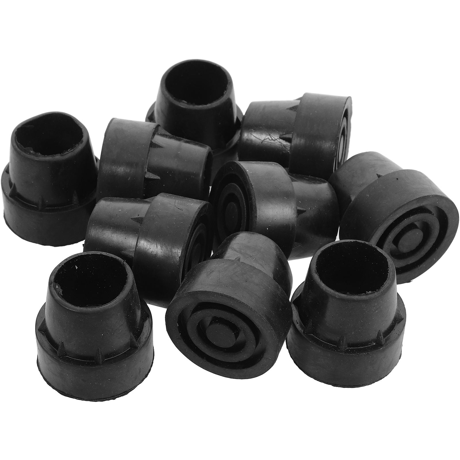 WORGEOUS 10Pcs Replacement Mini Rubber Leg Tip Black Trampoline Legs ...