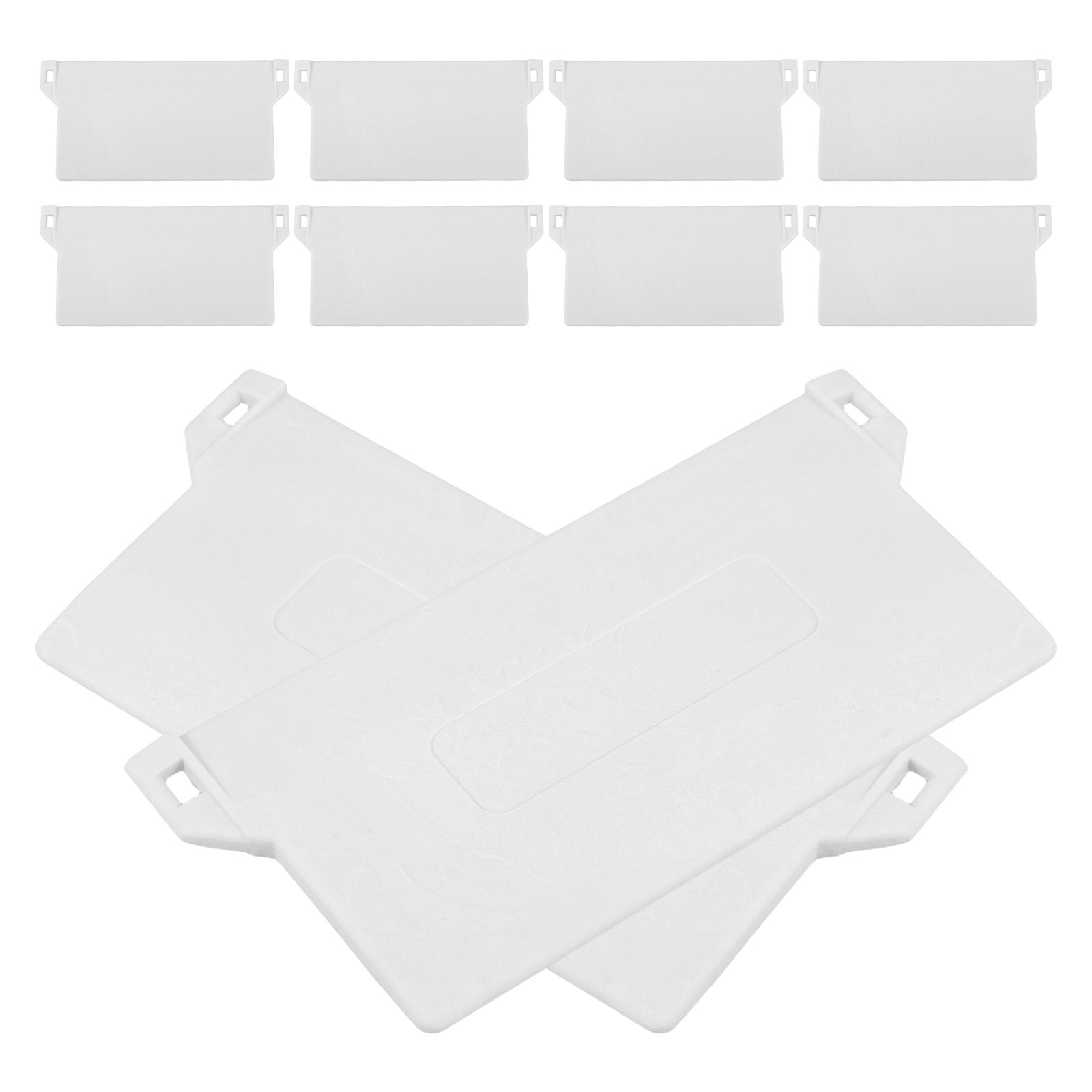WORGEOUS 10Pcs Replacement Vertical Blind Bottom Slats and Accessories ...