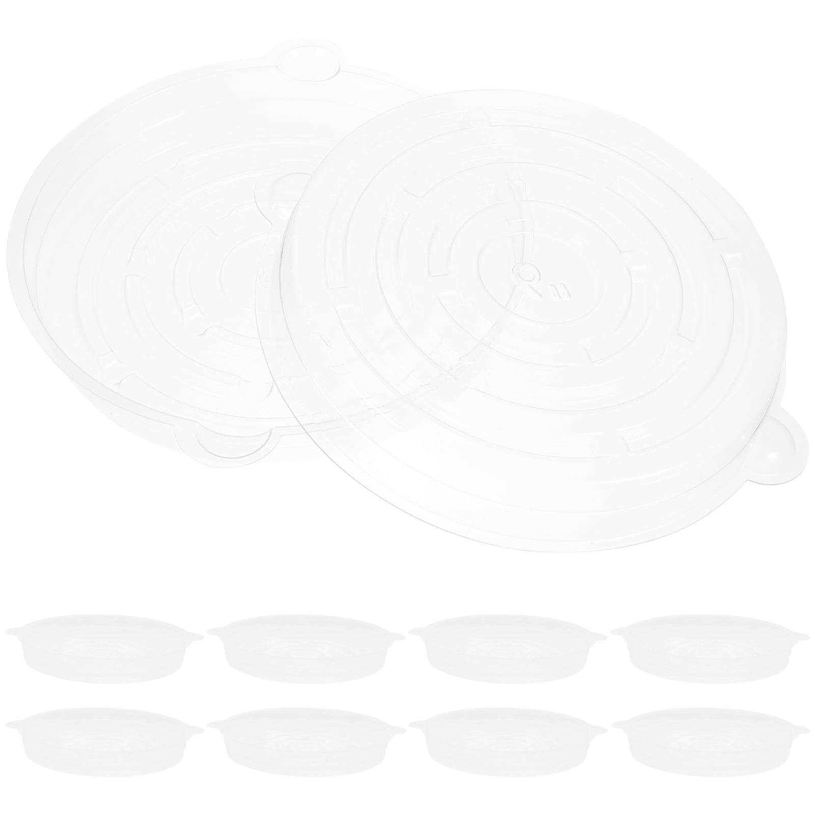 WORGEOUS 10Pcs Round Plant Pot Trays Plastic Planter Saucers Garden ... WORGEOUS 10Pcs Round Plant Pot Trays Plastic Planter Saucers Garden ...