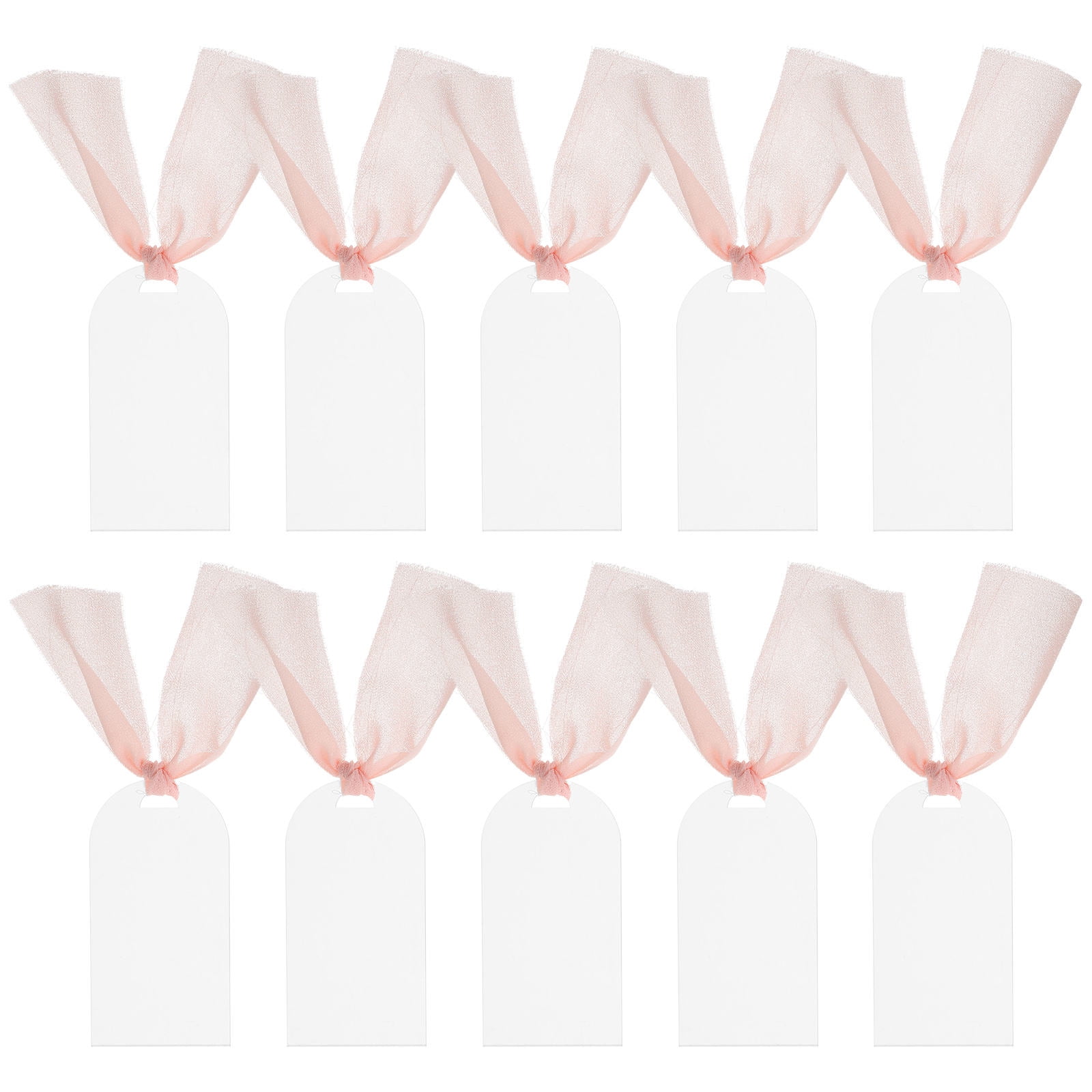 WORGEOUS 10pcs Acrylic Reserved Tags for Party Wedding Chair Hanging ...