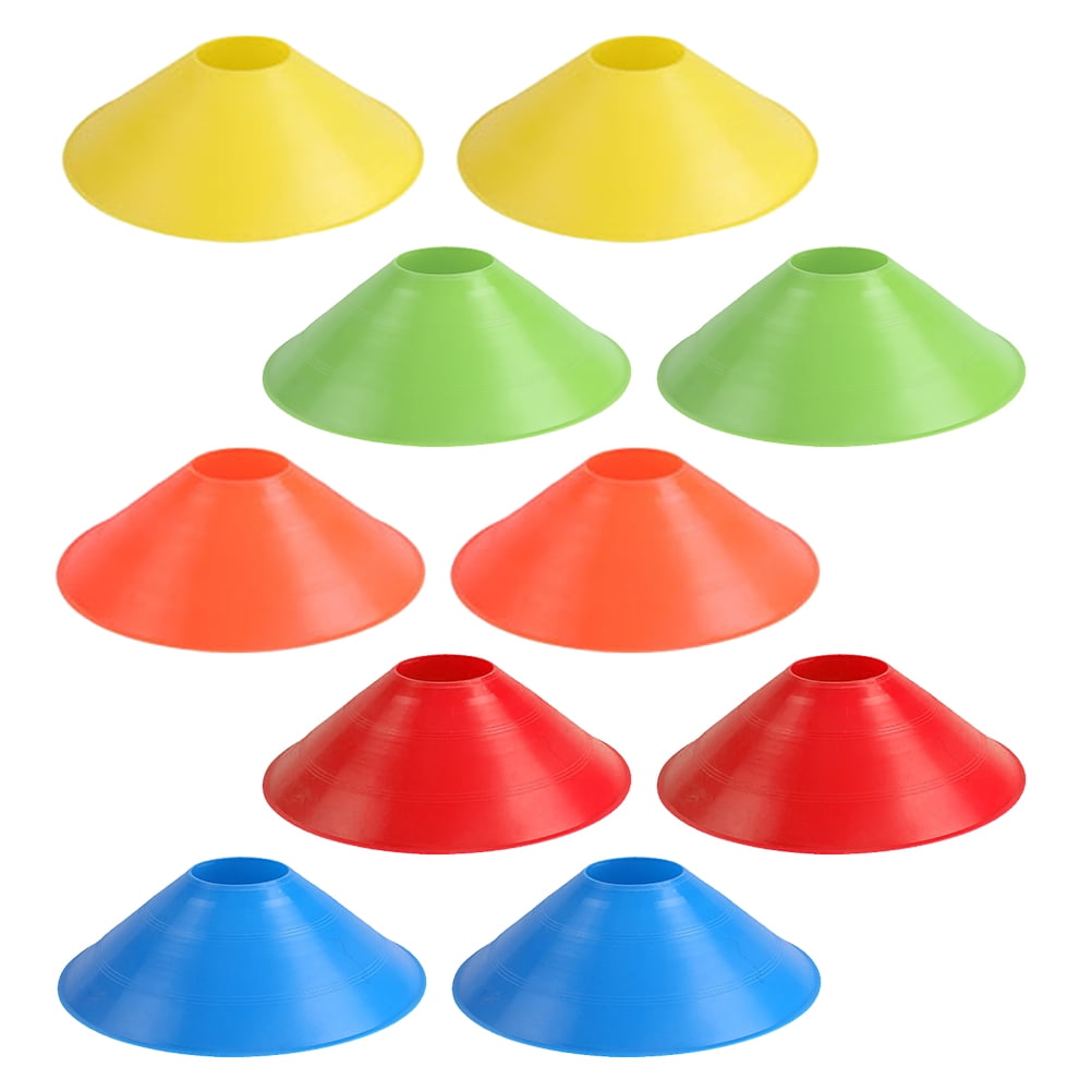 WORGEOUS 10pcs Agility Soccer Cones Sports Drills Training Cones for ...