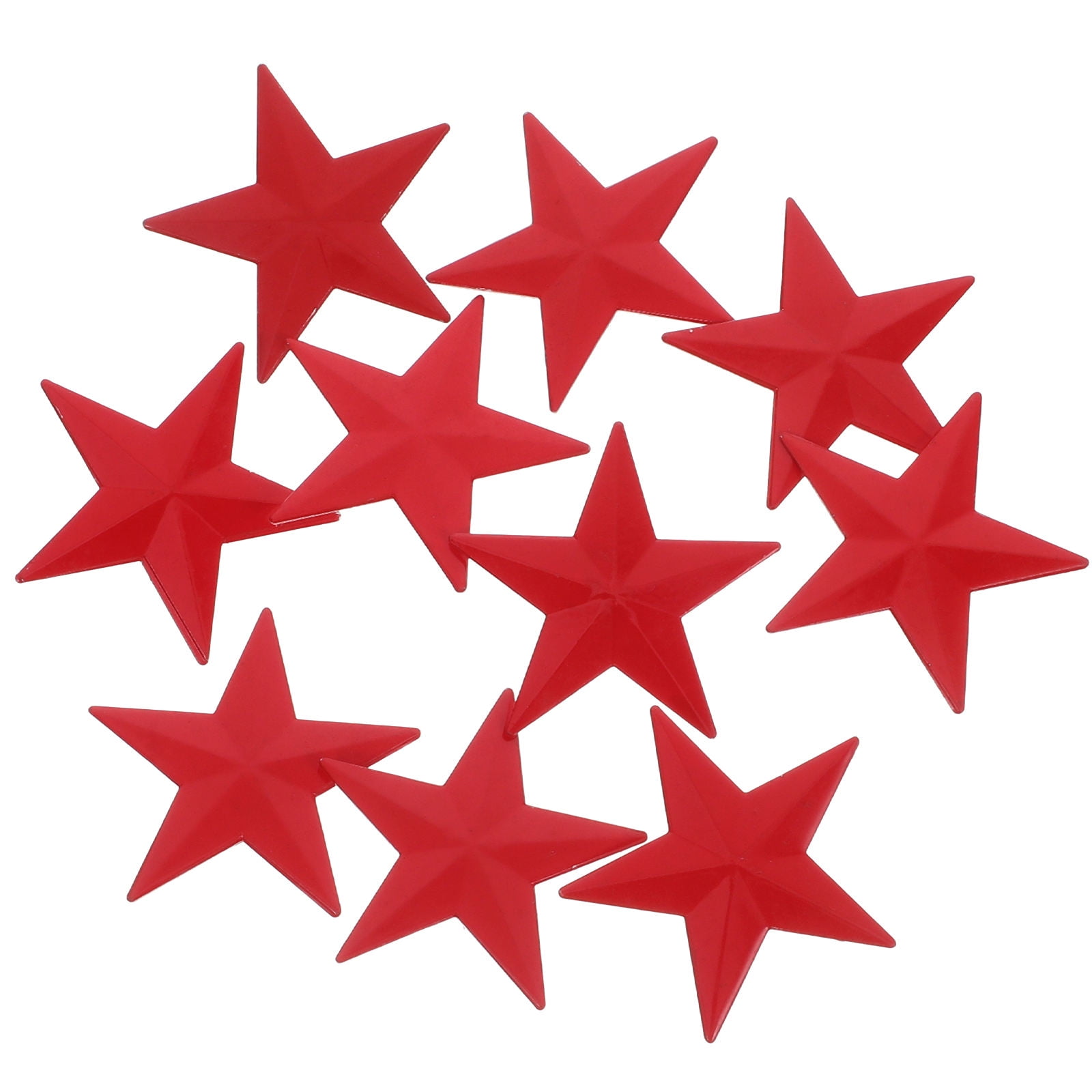 WORGEOUS 10pcs Aluminum Star Hat Pin Five-Pointed Star Brooch Star ...