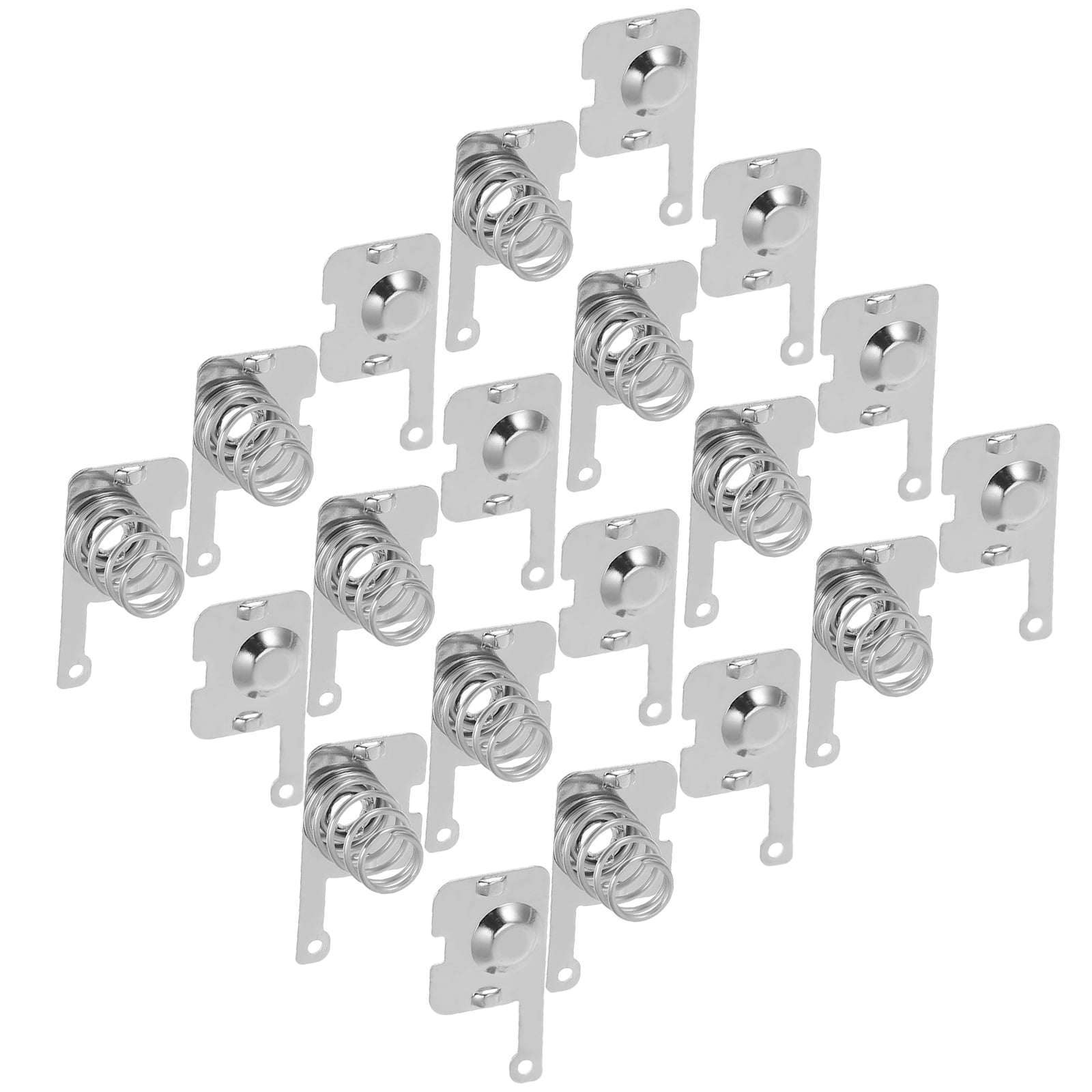 WORGEOUS 10pcs Battery Spring Contacts For Positive And Negative ...