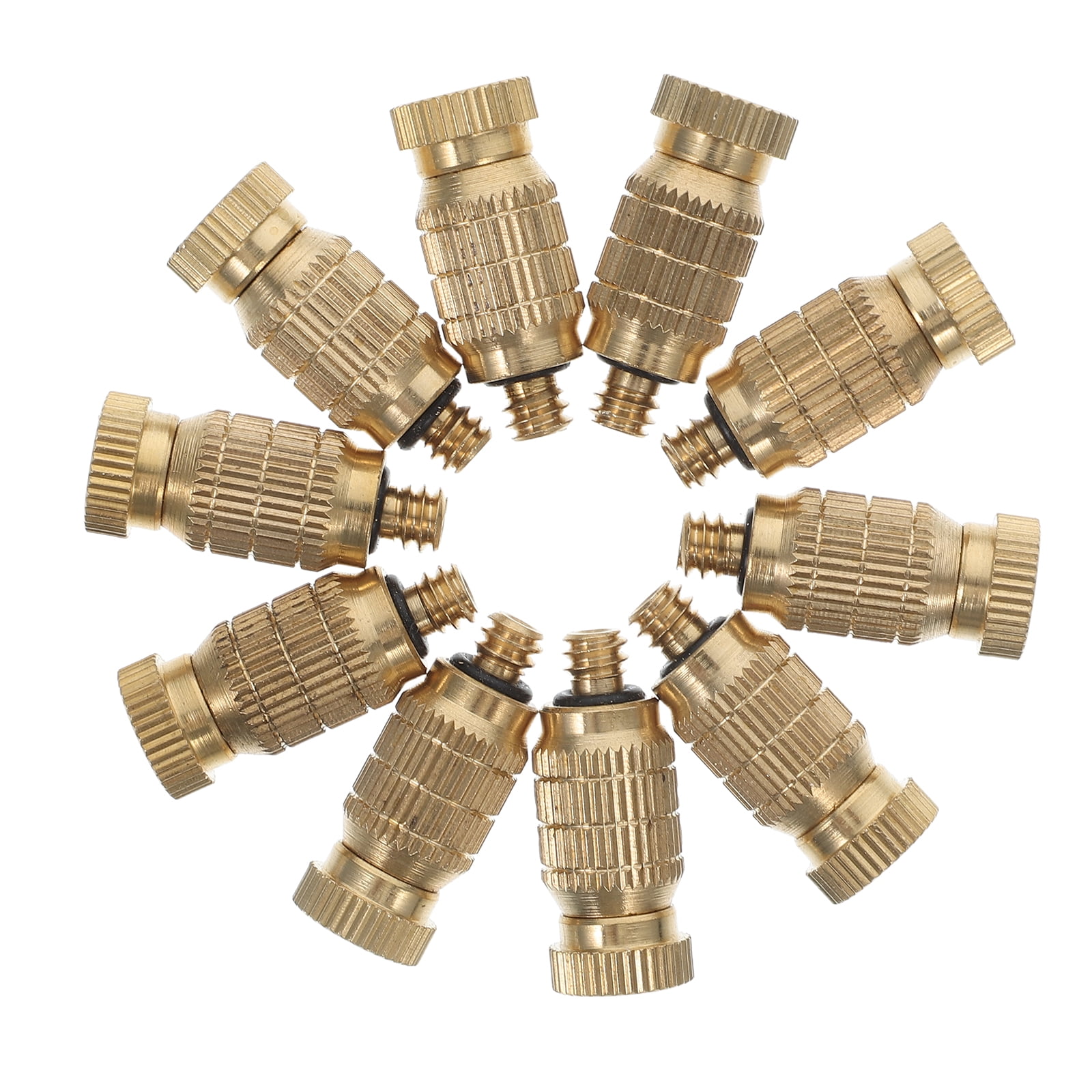 WORGEOUS 10pcs Brass Misting Nozzle High Pressure Misting Nozzles ...