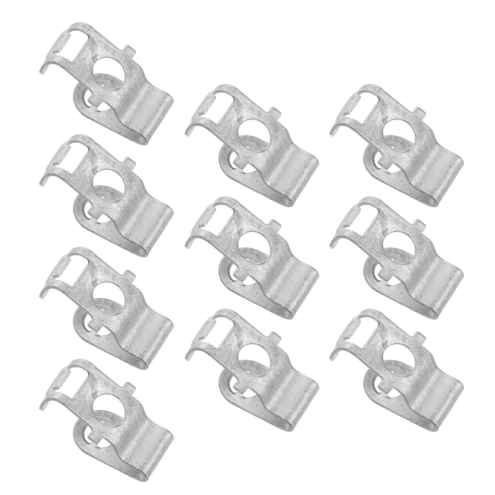 Worgeous 10pcs Car Expansion Screw License Plate Retainer Nut Metal ...