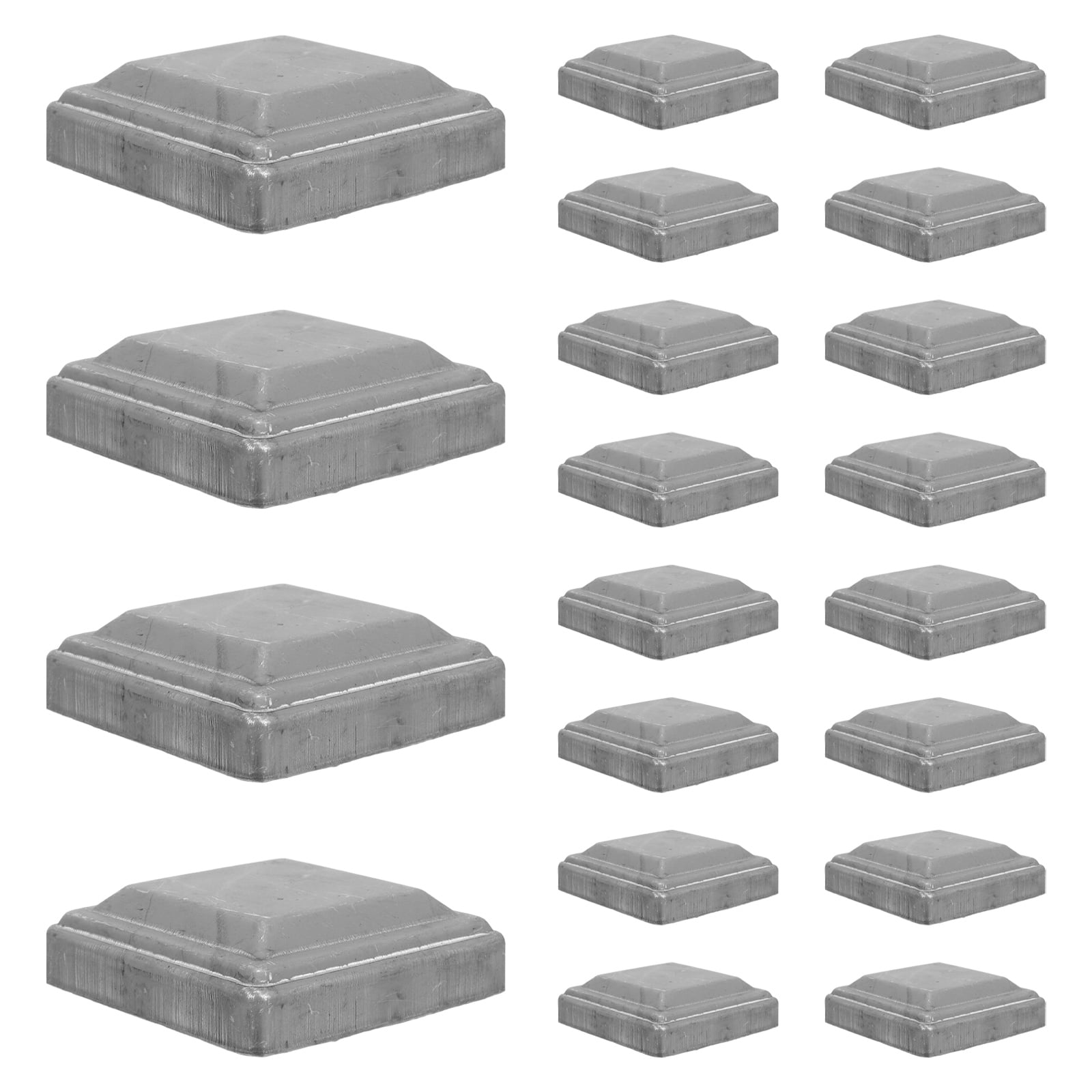 WORGEOUS 10pcs Deck Post Caps Fence Post Caps Square Post Caps ...