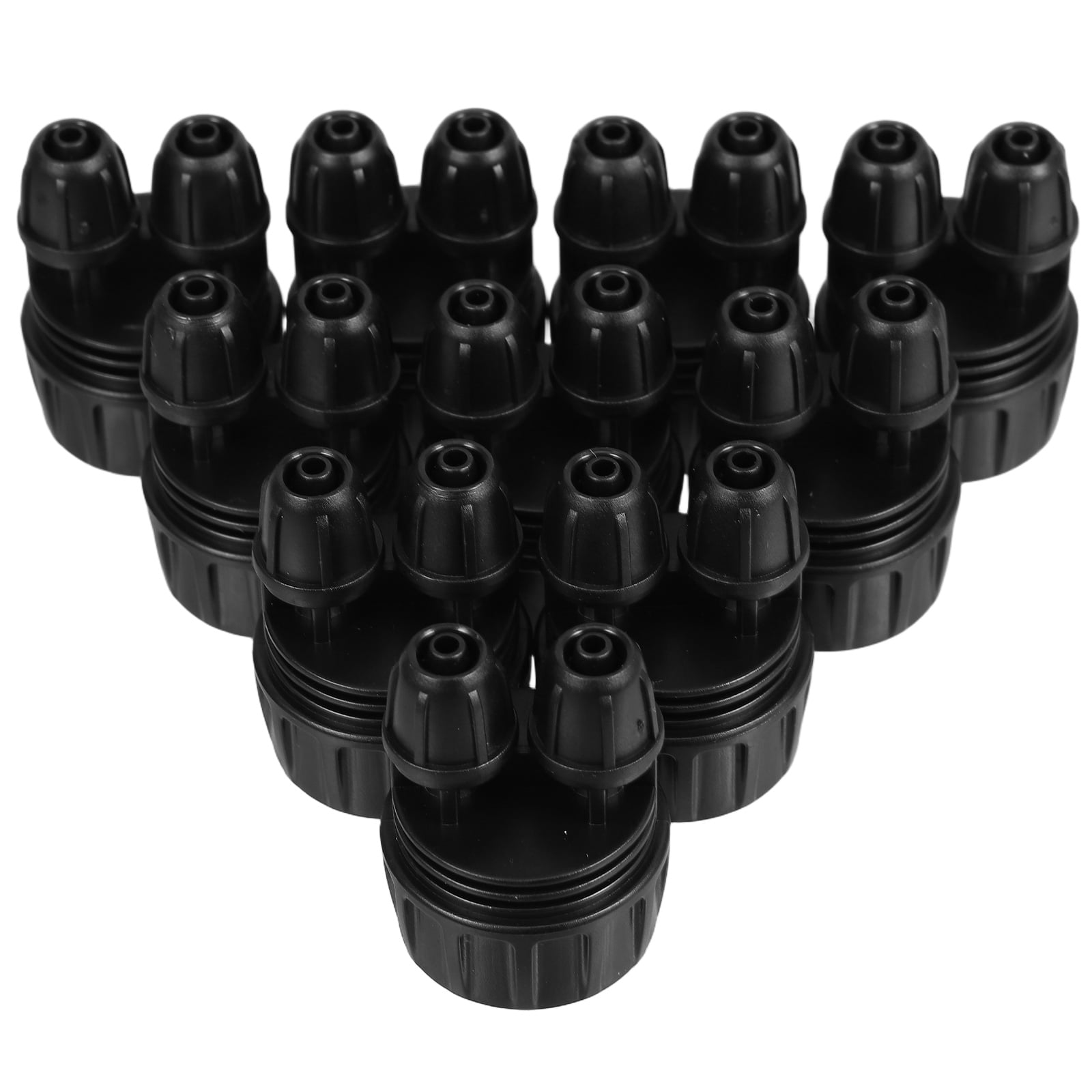 WORGEOUS 10pcs Drip Irrigation Hose Connector 3/4" to Dual 1/4" Hose ...