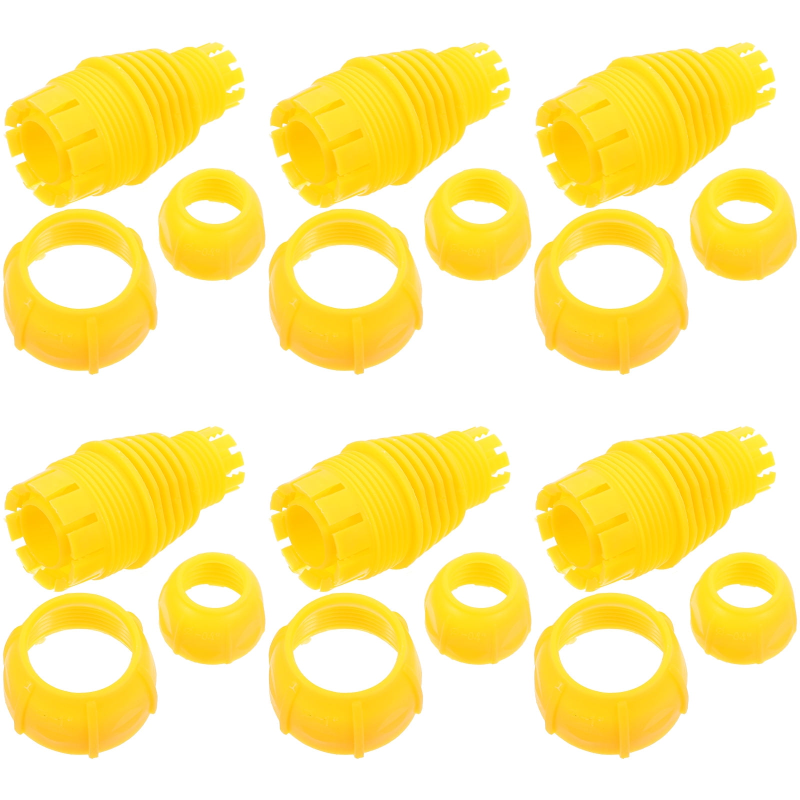WORGEOUS 10pcs Durable Plastic Connectors Fast Secure Water Pipe ...