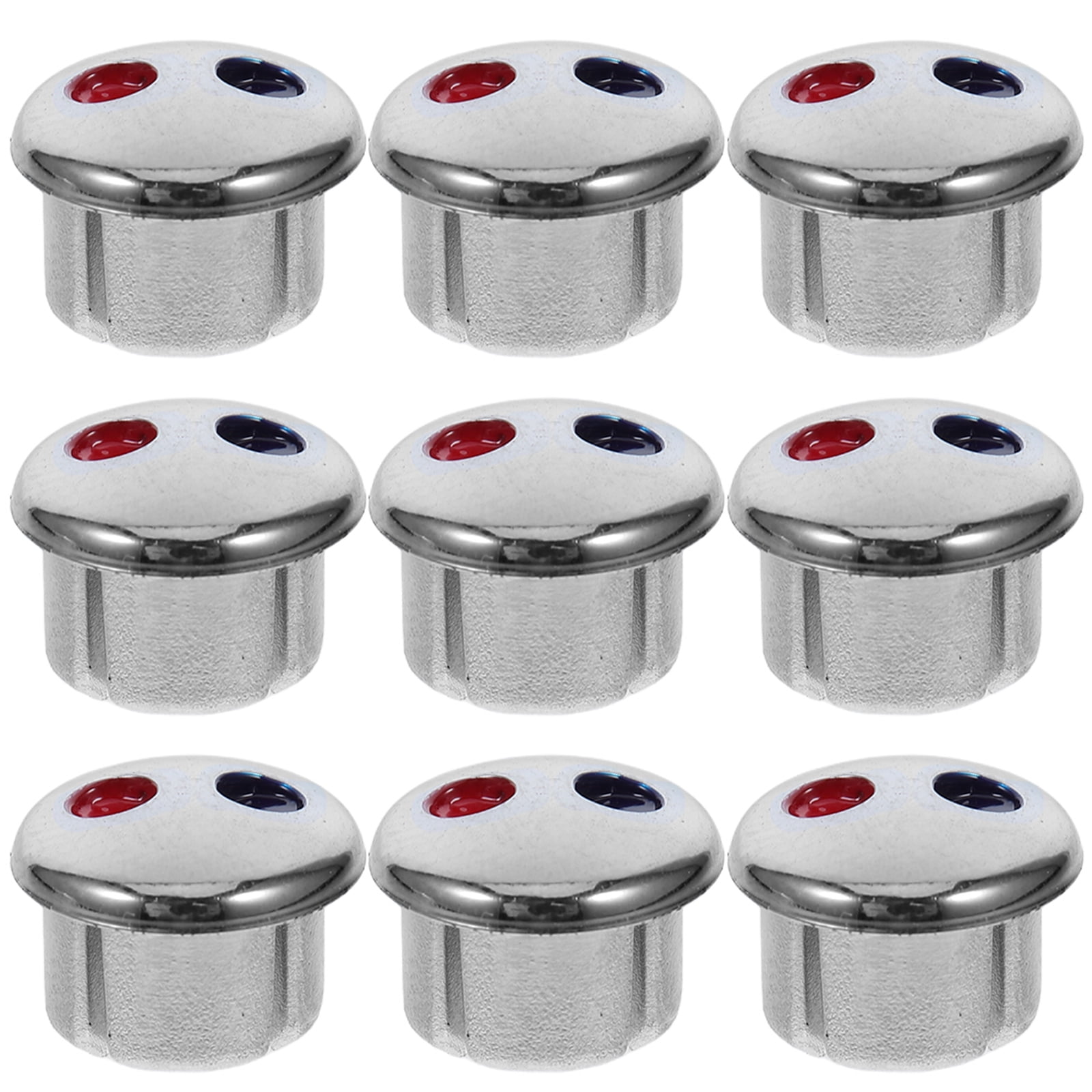WORGEOUS 10pcs Faucet Handle Index Buttons Hot And Cold Water Indicator ...