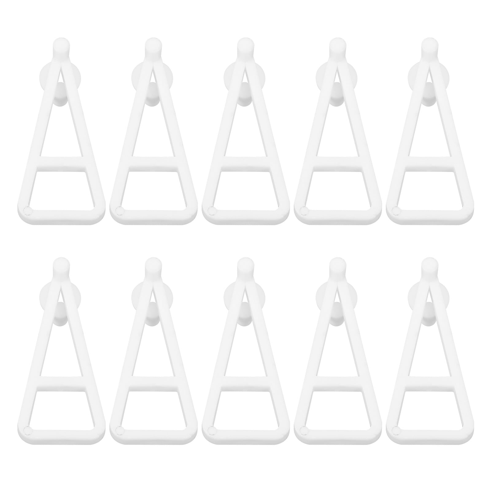 WORGEOUS 10pcs Floating Shelves Bracket Shelf Supporting Holder Plastic ...