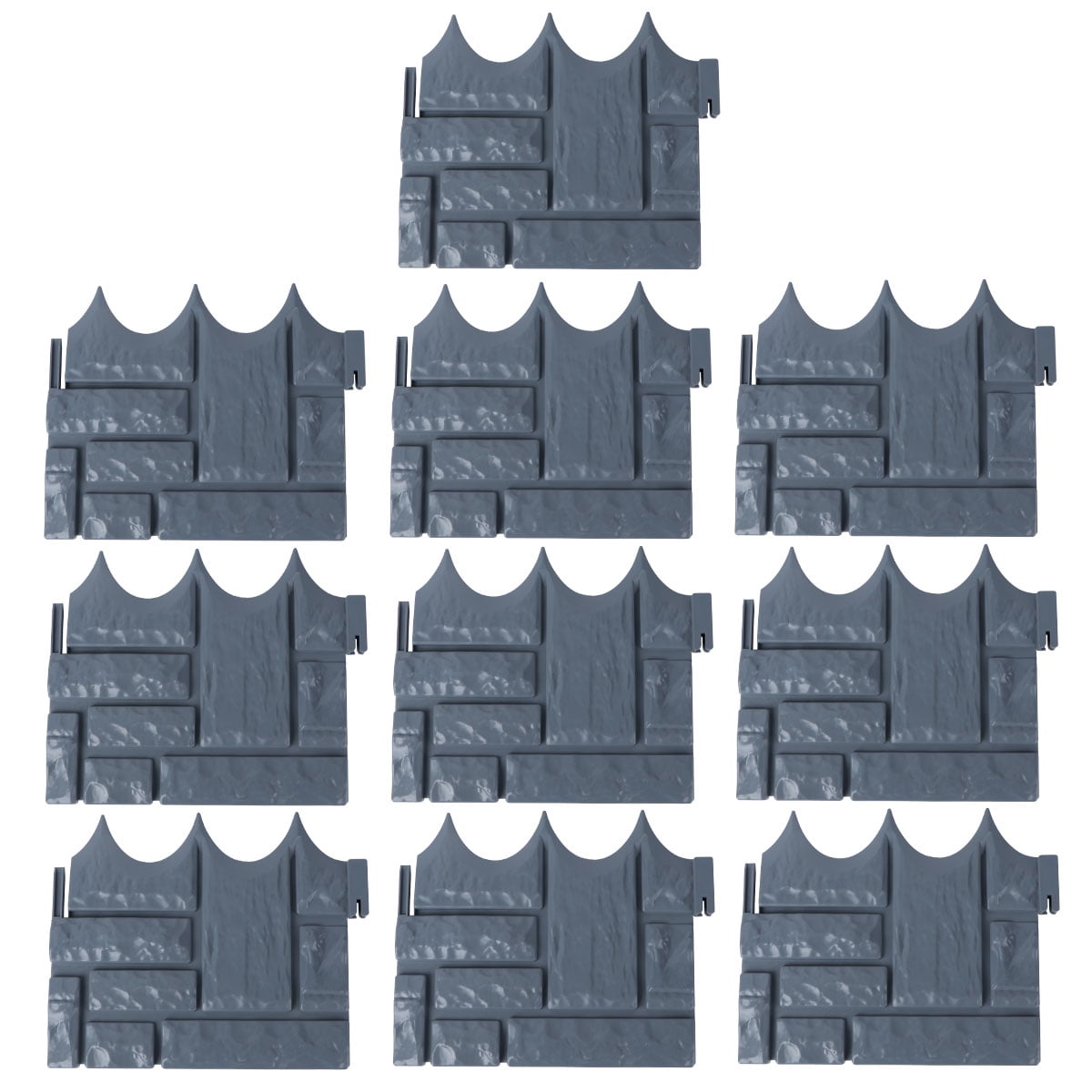 WORGEOUS 10pcs Foldable Splice Fence Plastic Fence Delicate Plant ...