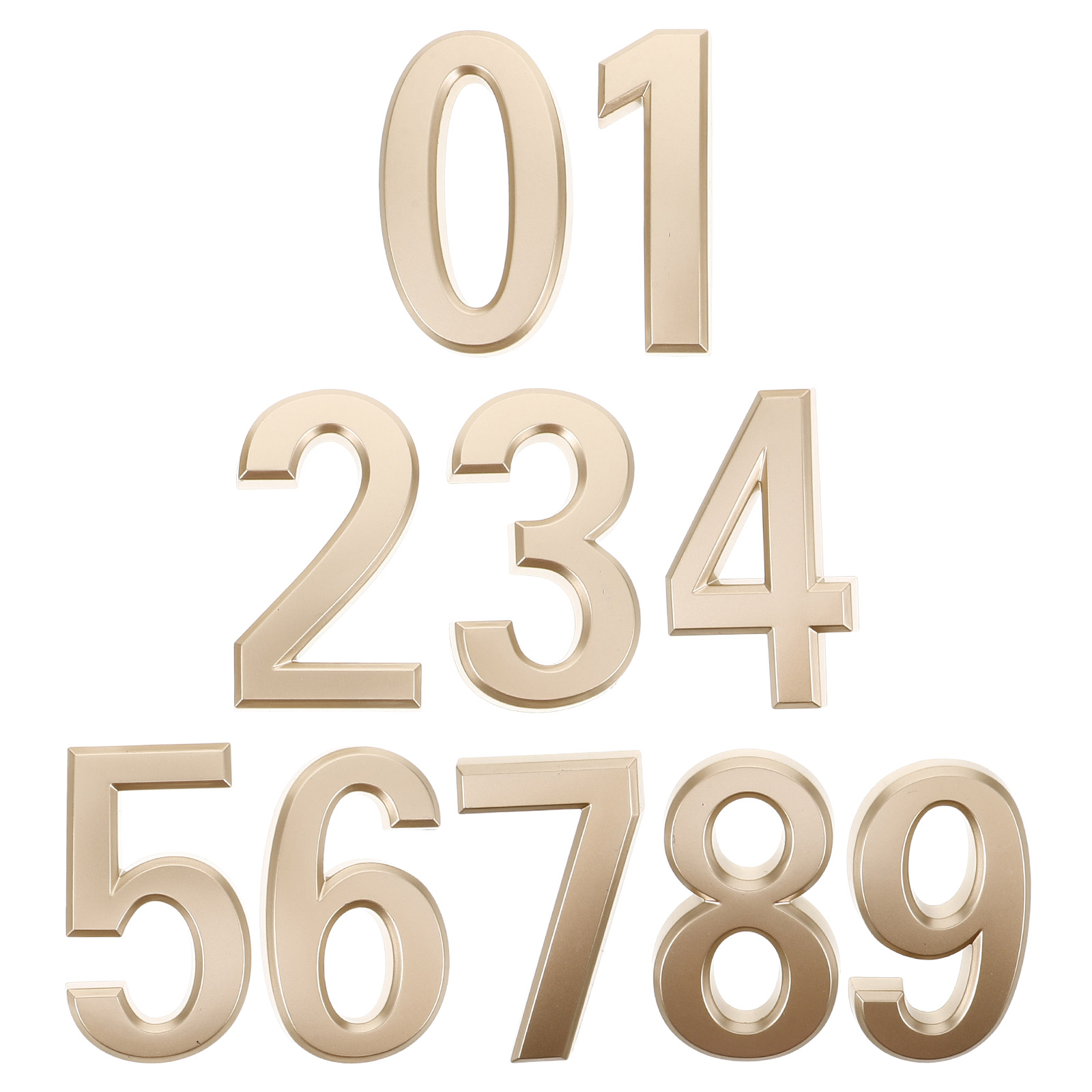 WORGEOUS 10pcs House Numbers 3d Peel And Stick House Numbers Self ...