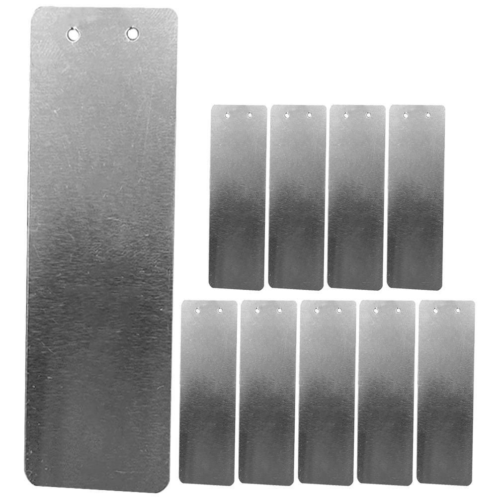 WORGEOUS 10pcs Metal Tag Metal Labels Metal Plant Labels Tags For ...