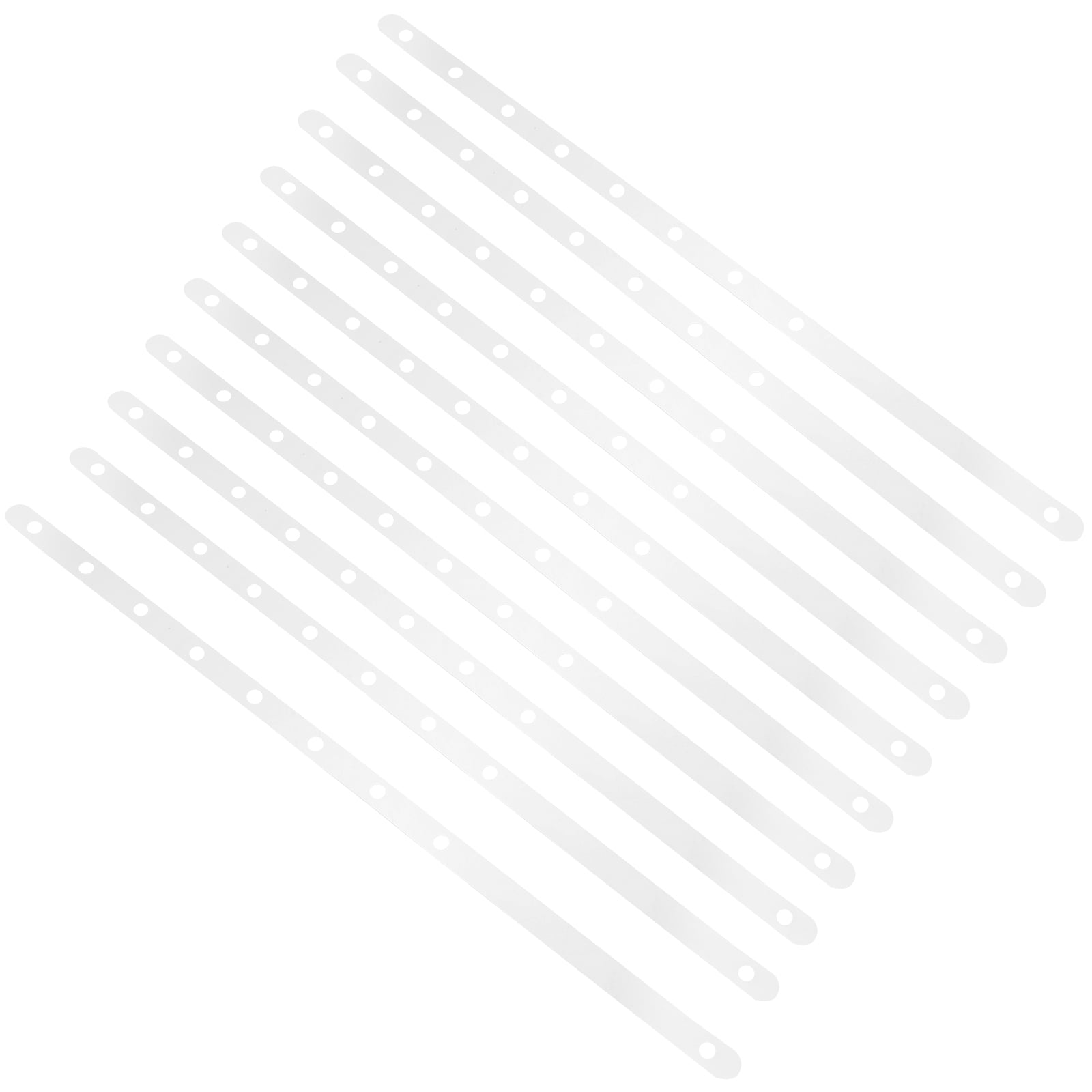 WORGEOUS 10pcs Plastic Hanger Display Strips Hanger Connecting Display ...