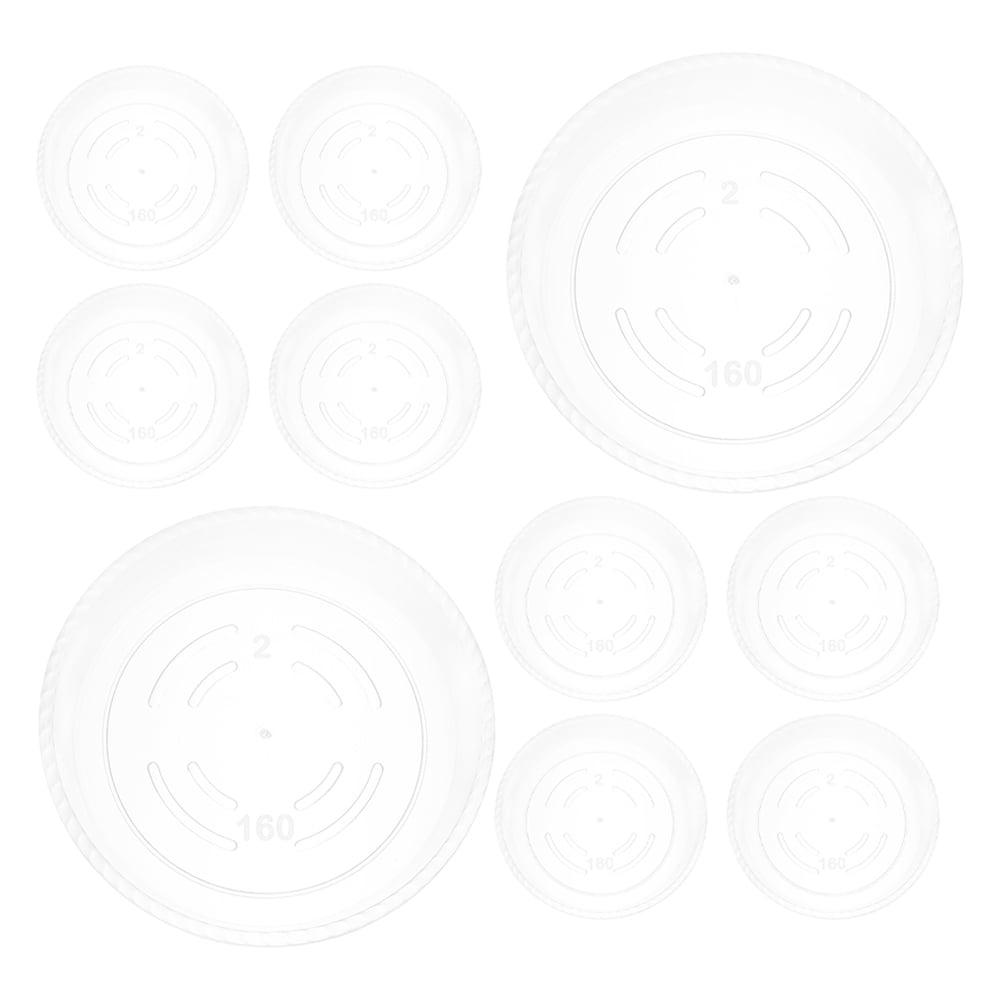 WORGEOUS 10pcs Round Plant Saucer Trays Reusable Plastic Drip Trays ... WORGEOUS 10pcs Round Plant Saucer Trays Reusable Plastic Drip Trays ...