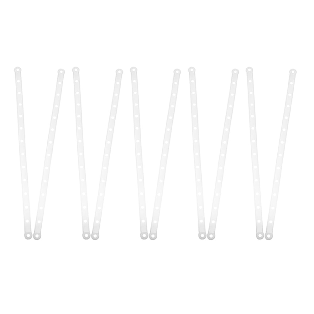 WORGEOUS 10pcs Stable Plastic Hanger Connector Strips for Closet ...