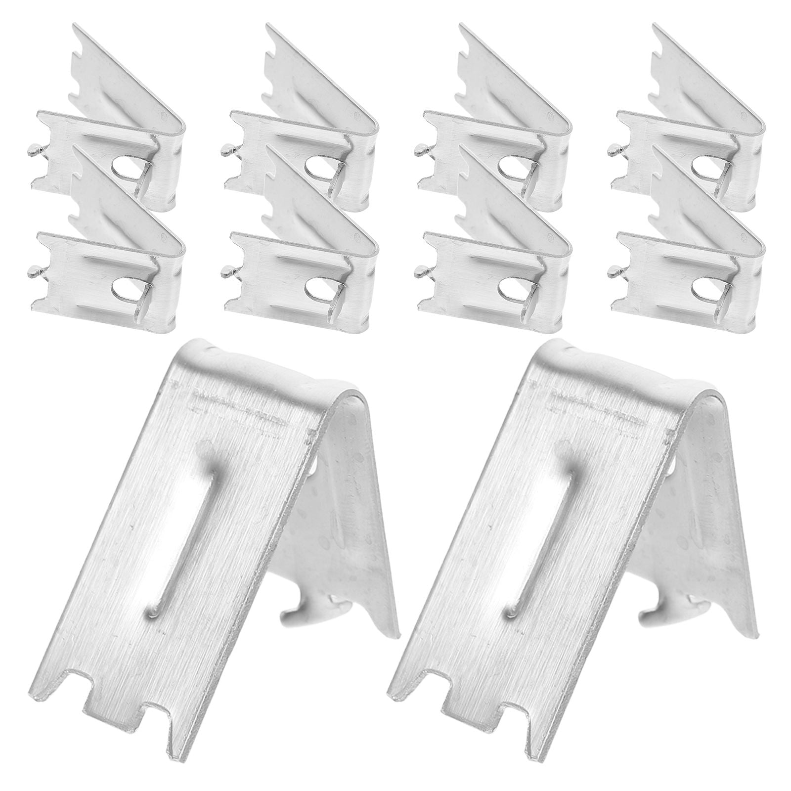 WORGEOUS 10pcs Stainless Steel Shelf Clips For Refrigerator And Freezer ...