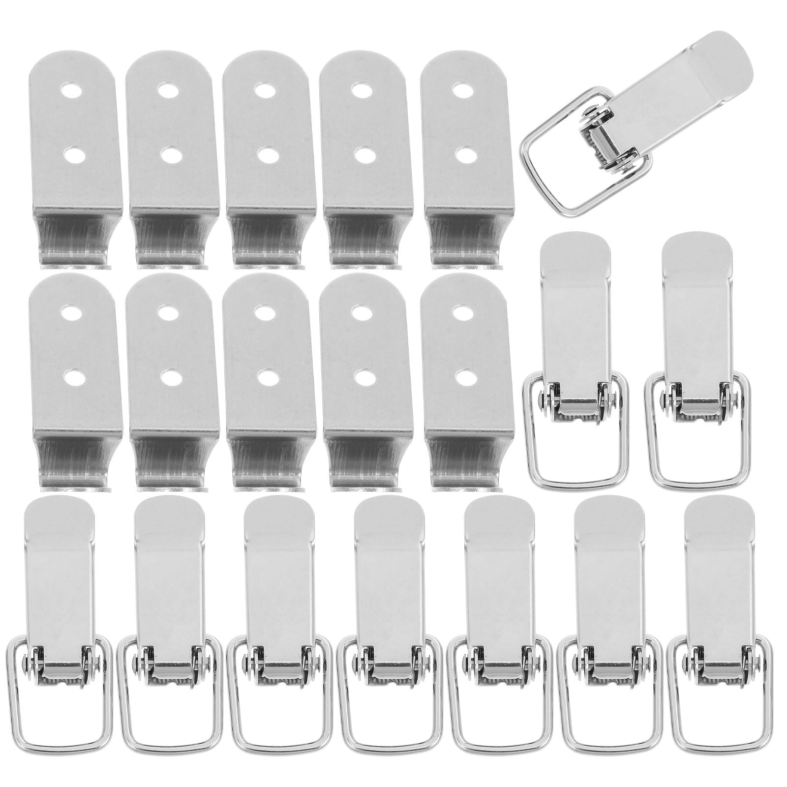 WORGEOUS 10pcs Stainless Steel Tool Box Latch Tool Box Hasps with 40pcs ...