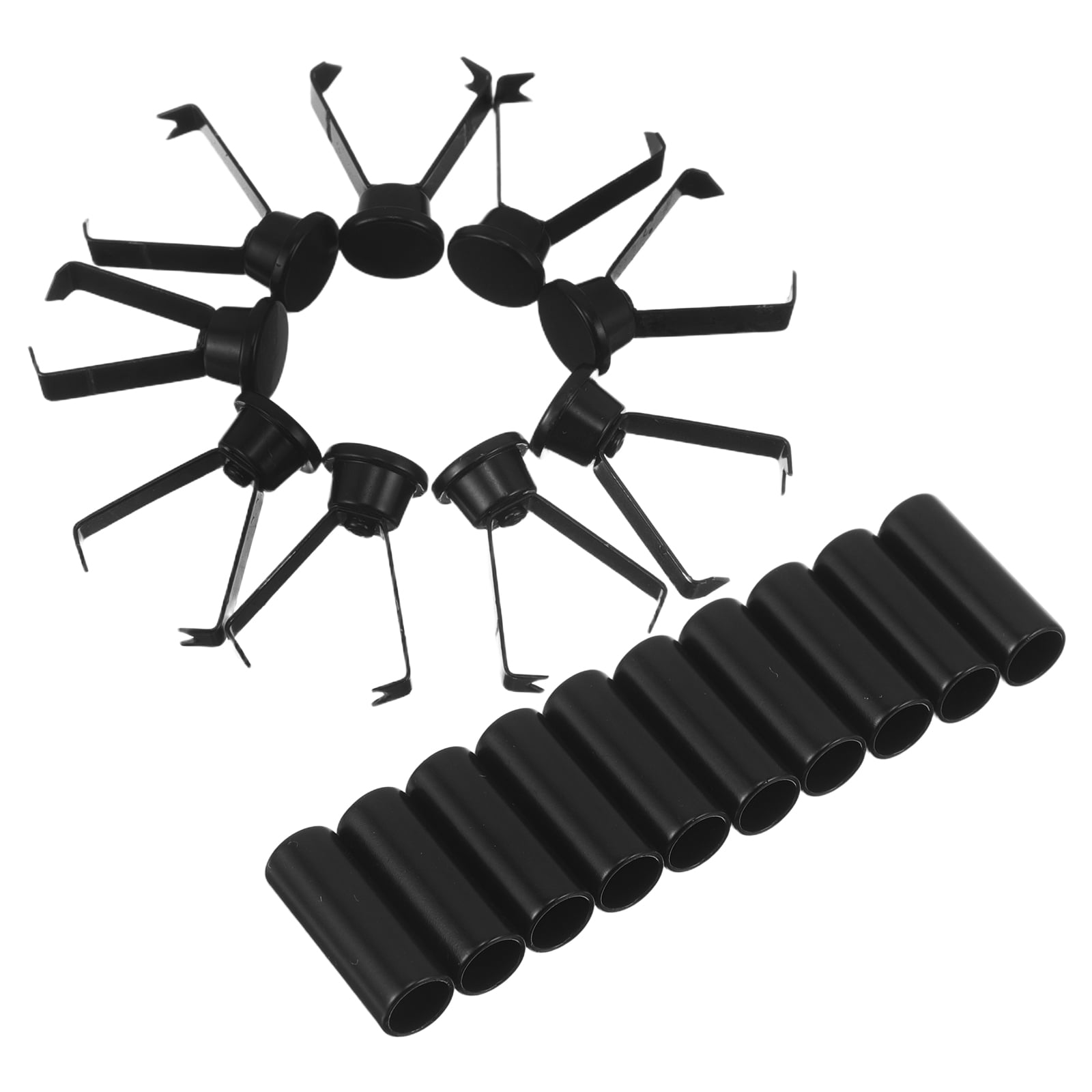 WORGEOUS 10pcs Stylish Metal Cord End Caps for Jackets and Shoes Multi ...