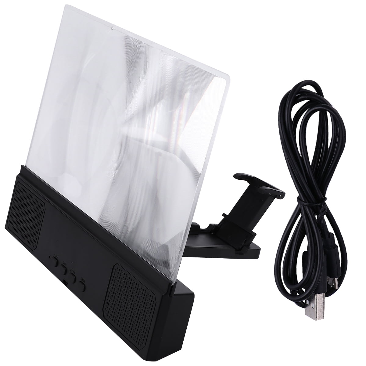 WORGEOUS 12 Inches Phone Screen Video Amplifier Enlarger with Speaker ...