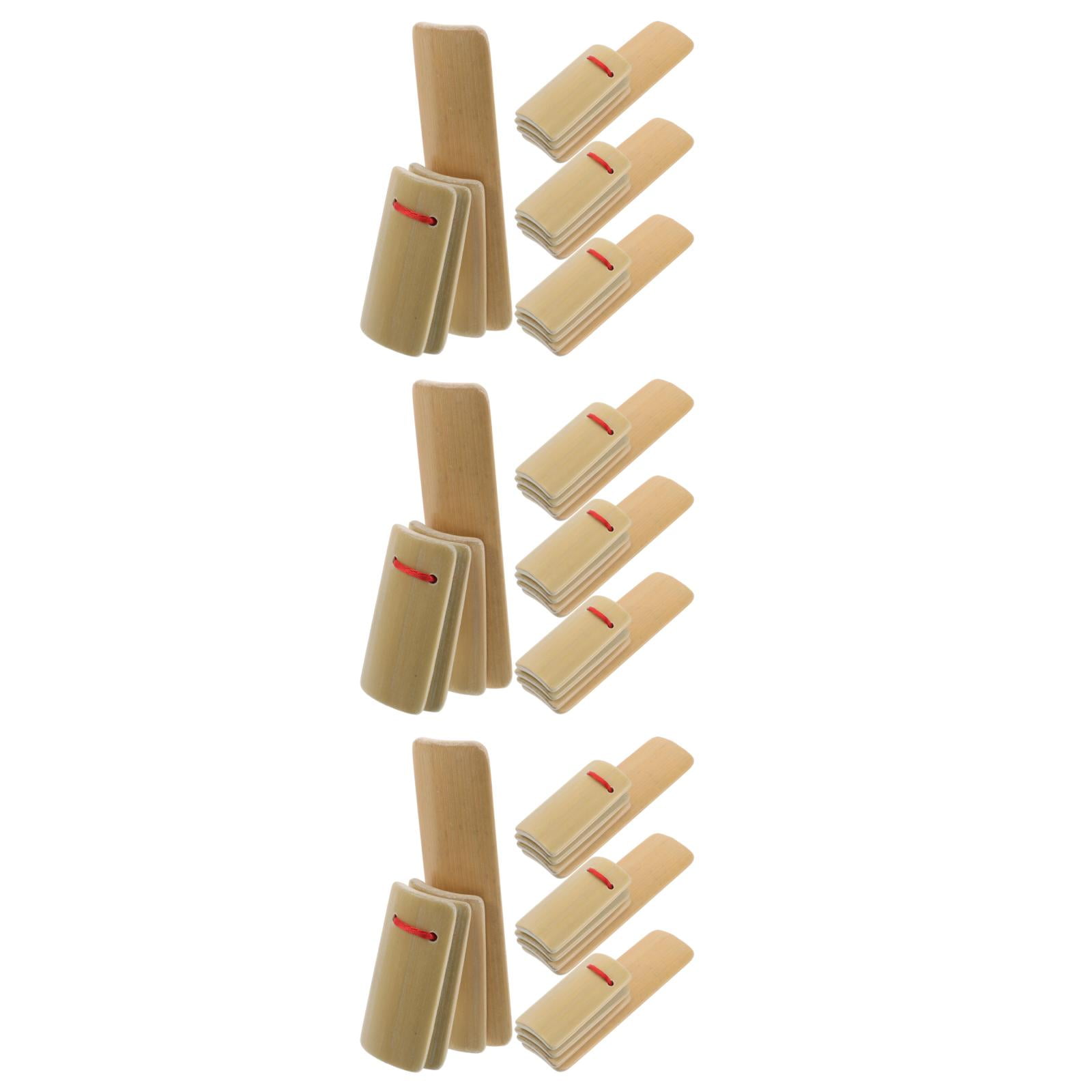 WORGEOUS 12 PCS Kids Clapper Traditional Chinese Clapper Kuaiban Bamboo ...