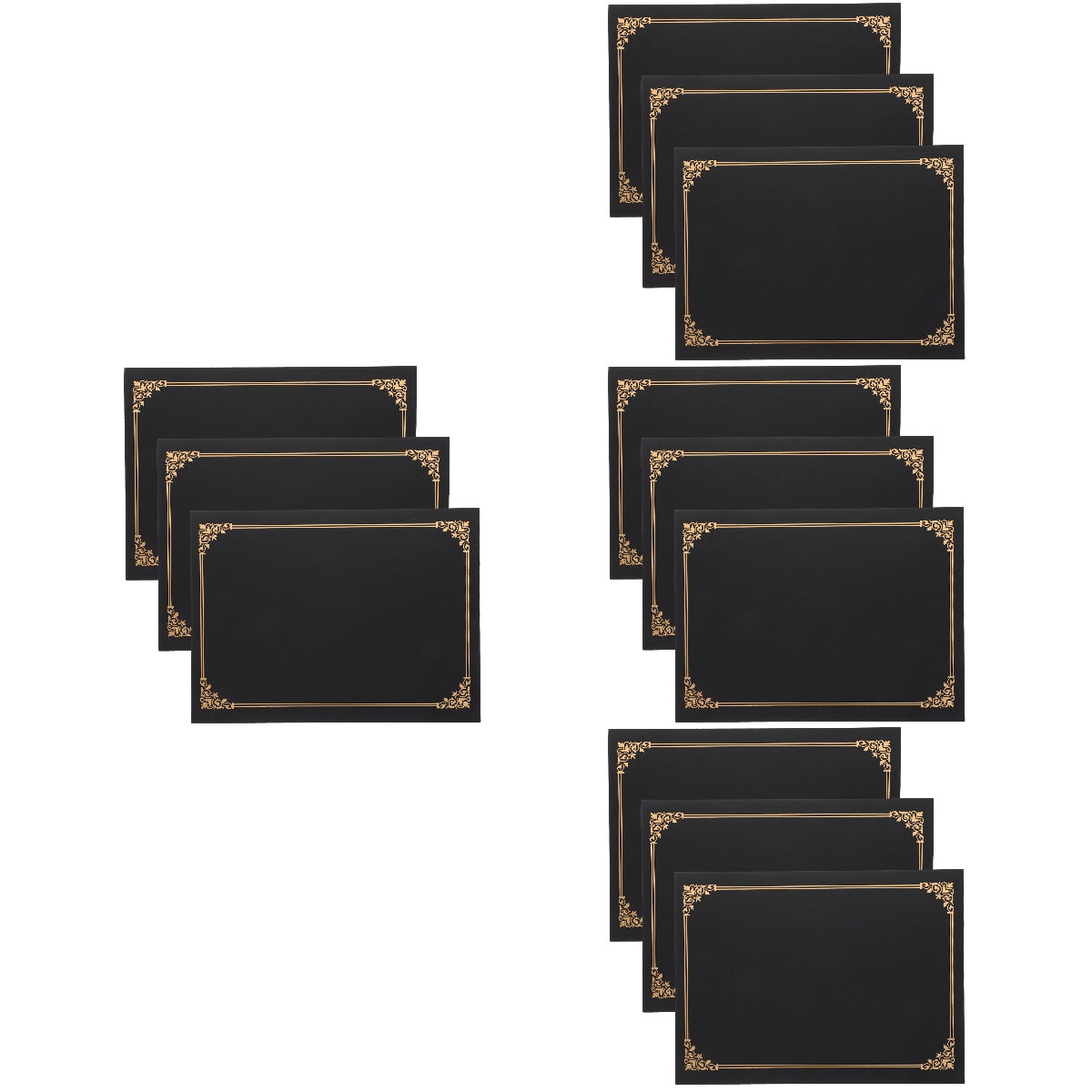 WORGEOUS 12 Pcs Certificate Cover Document Cover Certificate Protector ...