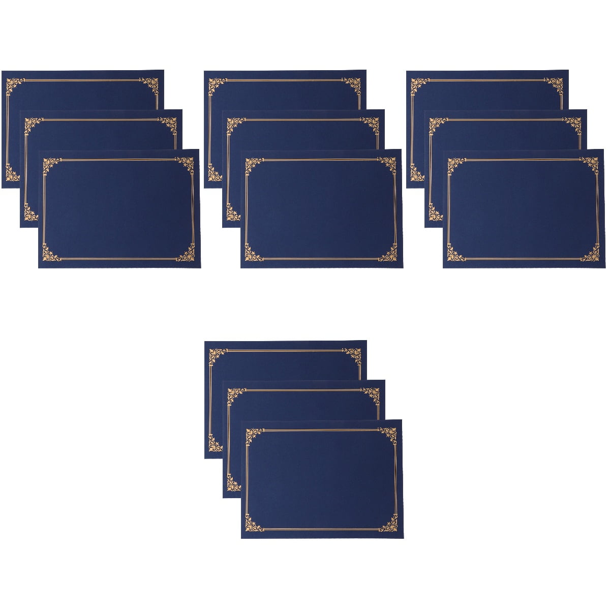 WORGEOUS 12 Pcs Certificate Cover Document Cover Certificate Protector ...