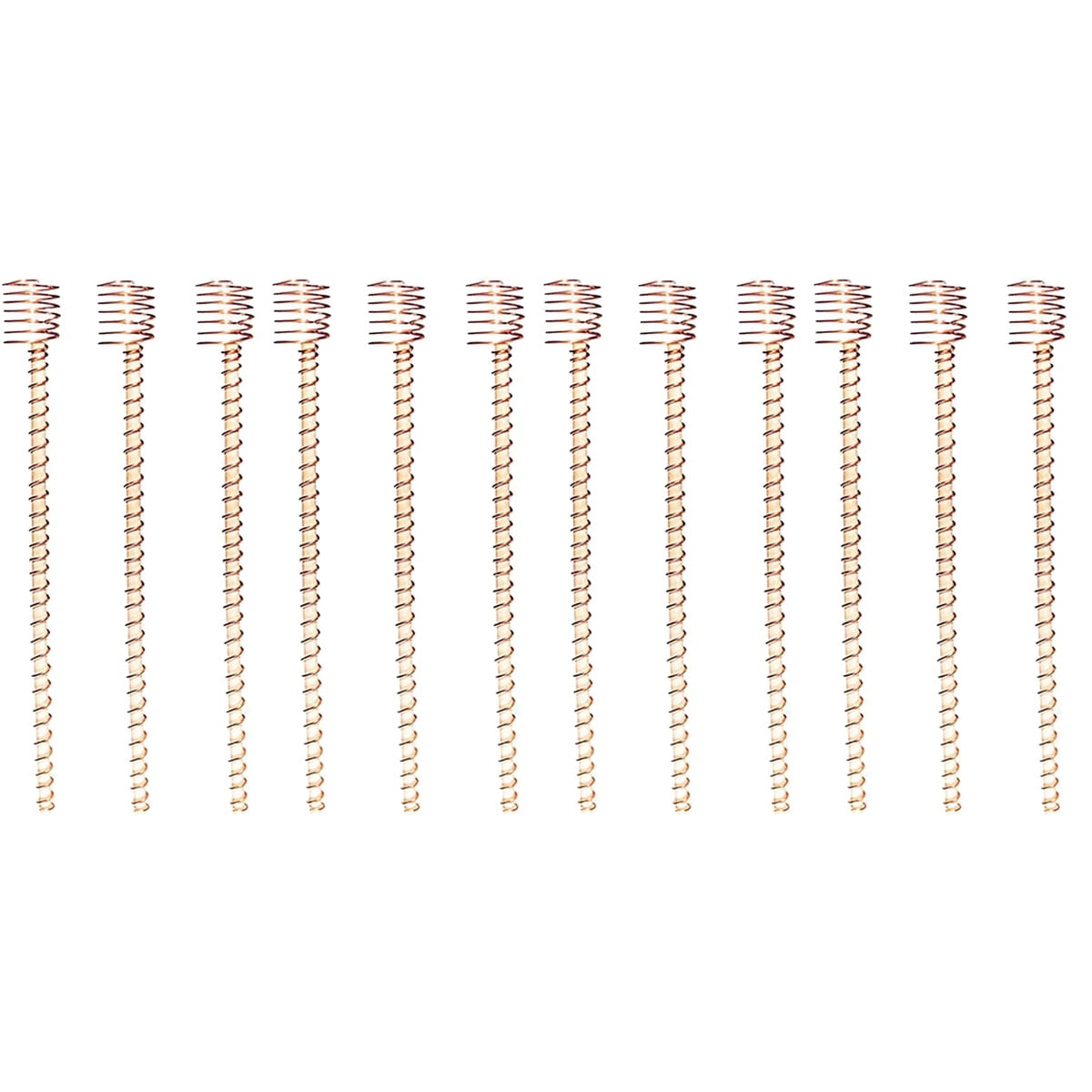 WORGEOUS 12 Pcs Copper Coil Antennas for Growing Garden Planting Copper ...