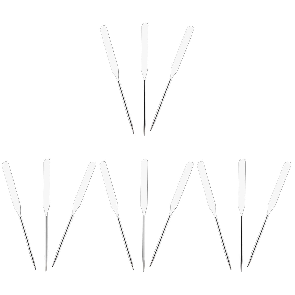 WORGEOUS 12 Pcs Cosmetic Mixing Tool Spatula Stirring Rod Mixer for ...