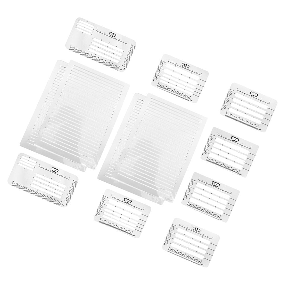 WORGEOUS 12 Pcs Handmade Paper Mask Letter Format Template - Walmart.com