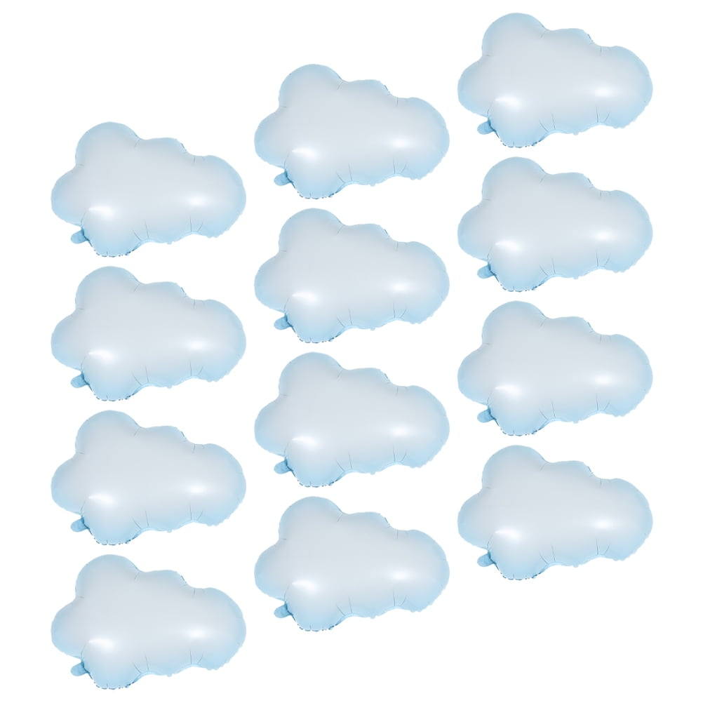 WORGEOUS 12 Pcs Inflatable Balloons Cloud Aluminum Film Balloon Child ...
