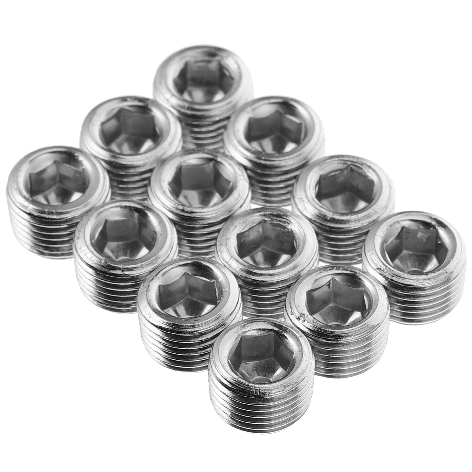 WORGEOUS 12 Pcs Internal Hex Fitting Air Hose Hexagon Plug Pipe ...