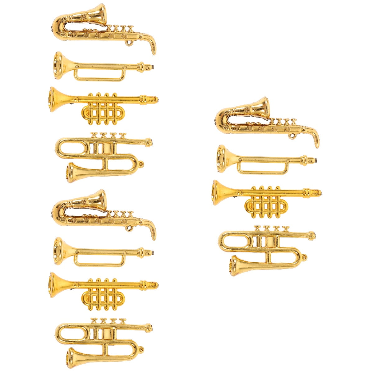 WORGEOUS 12 Pcs Miniature Instrument Models Mini Music Instrument Dolls ...