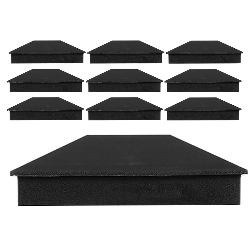 WORGEOUS 12 Pcs Post Caps Plastic Fence Toppers Fence Poles Caps Cover ...