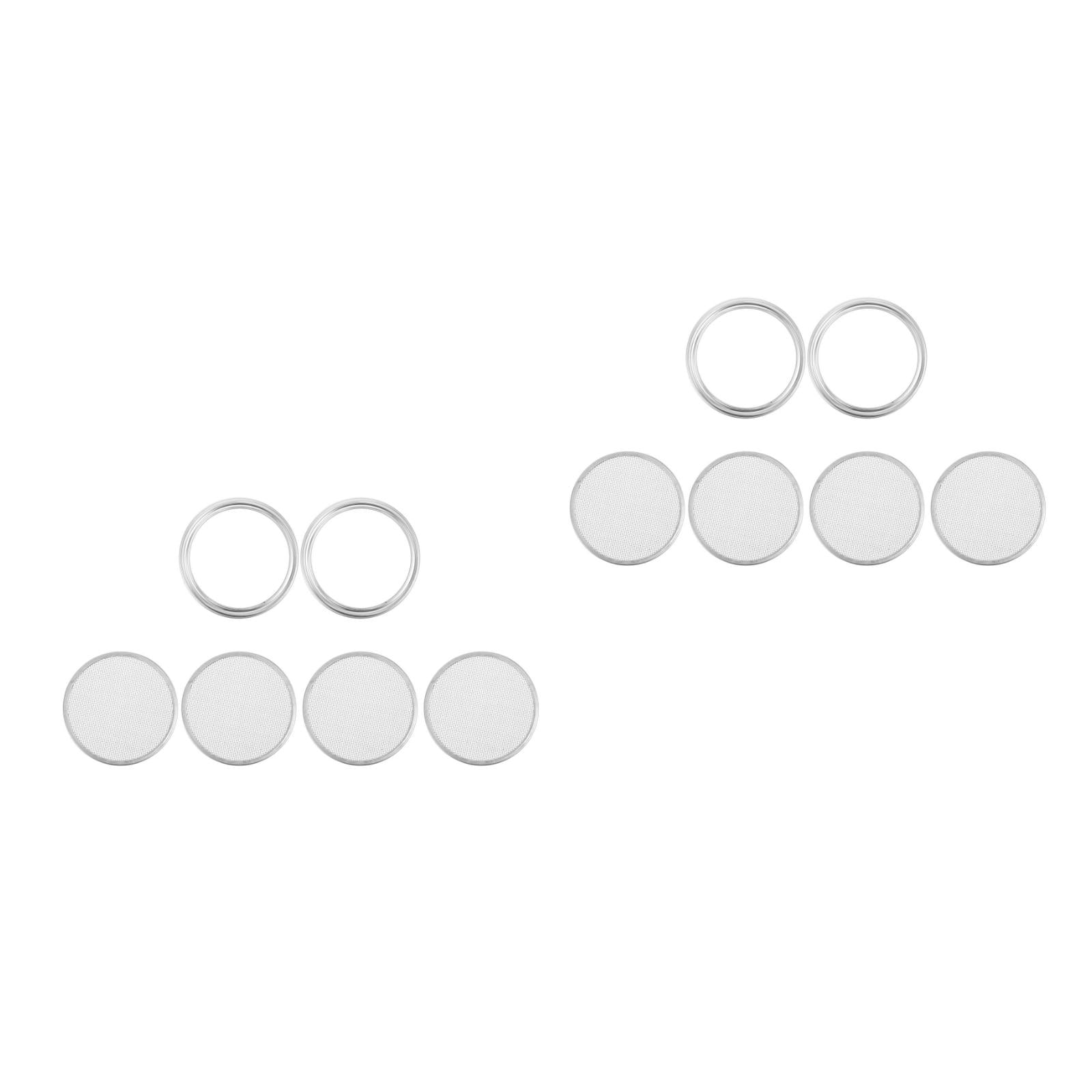 WORGEOUS 12 Pcs Sprouting Lids Mason Jar Strainer Lid Wide Mouth Mason ...