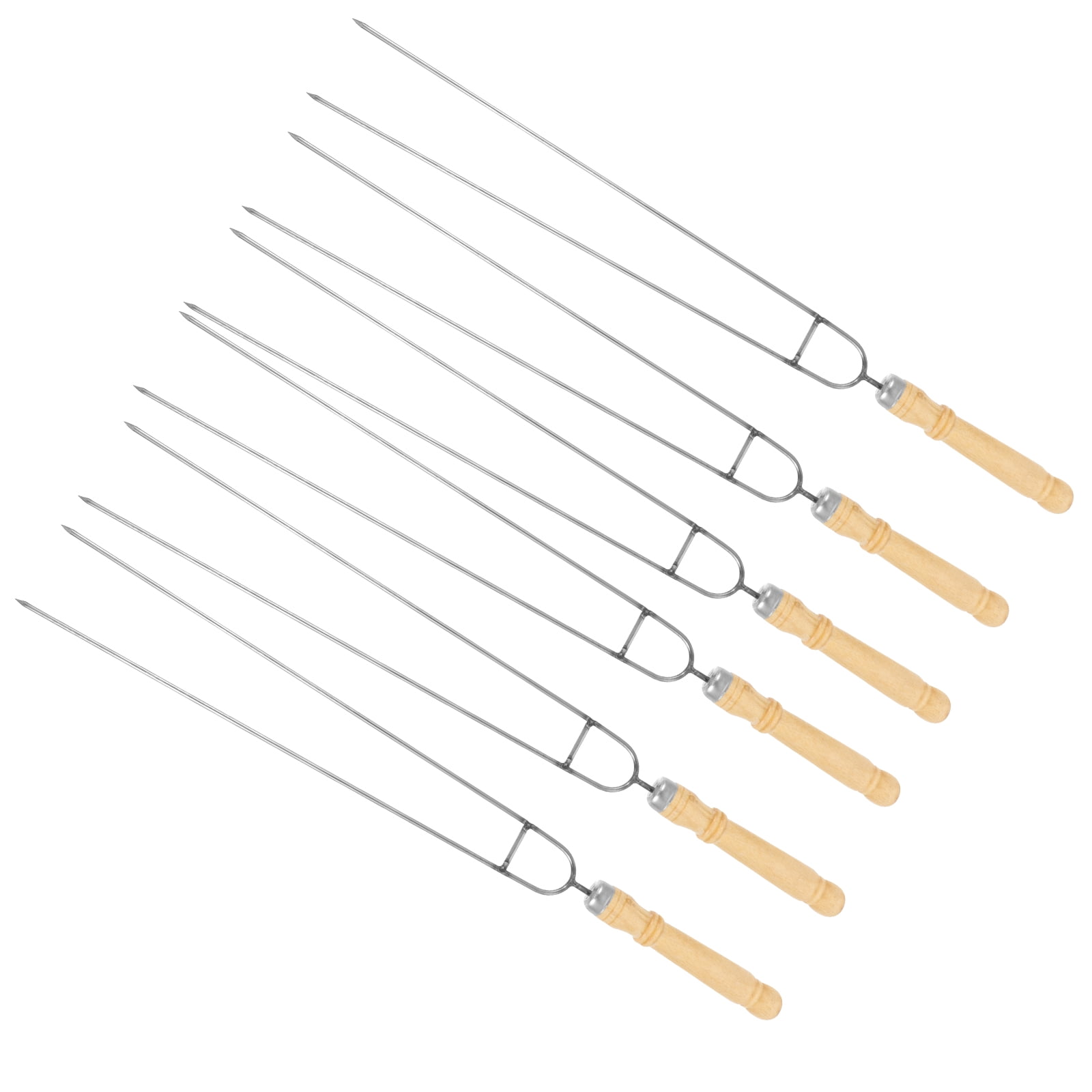 WORGEOUS 12 Pcs Sword Skewers for Grilling Barbecue Sign Corrosion ...