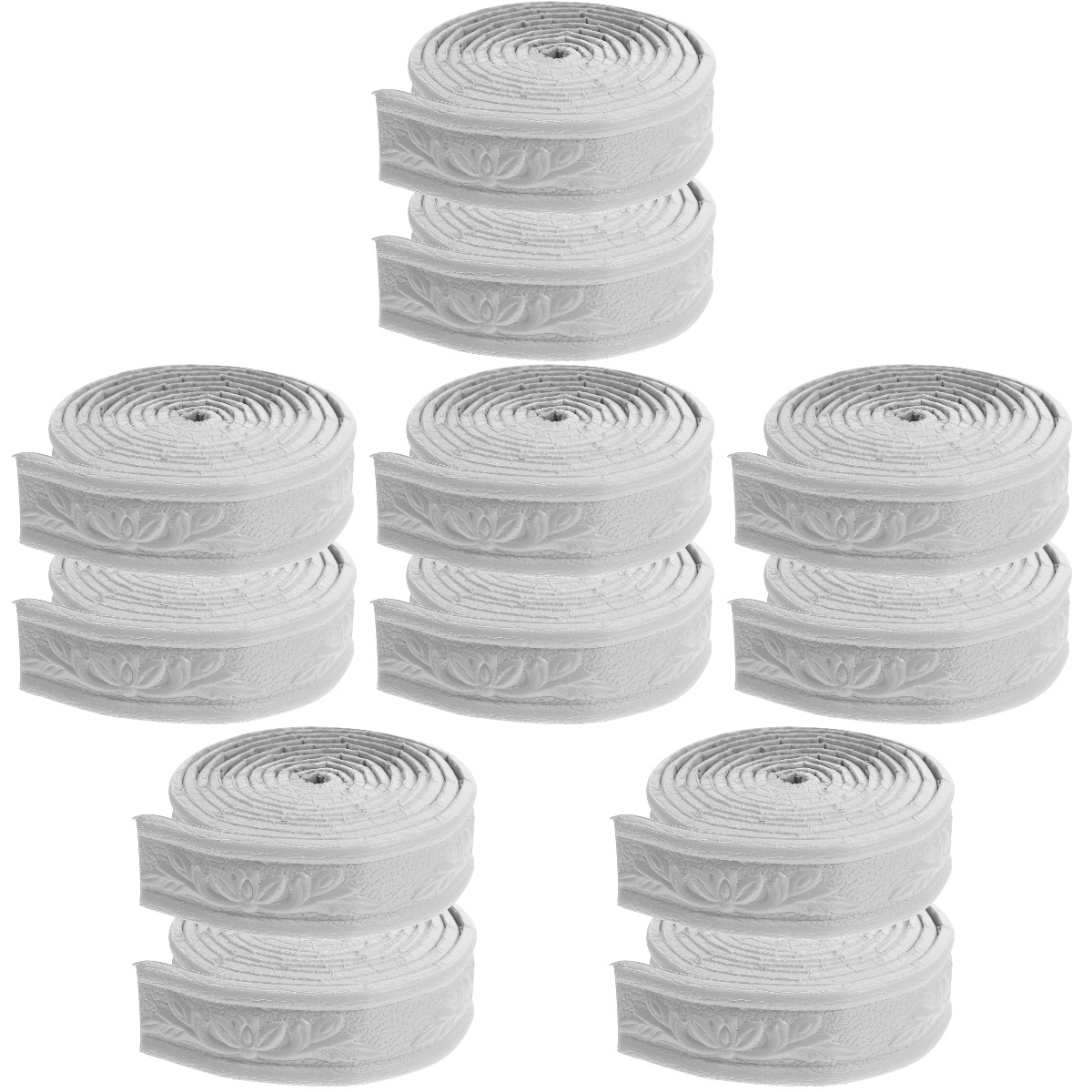 WORGEOUS 12 Rolls Wall Trim Skirting Border Wallpaper Border Foam Wall ...