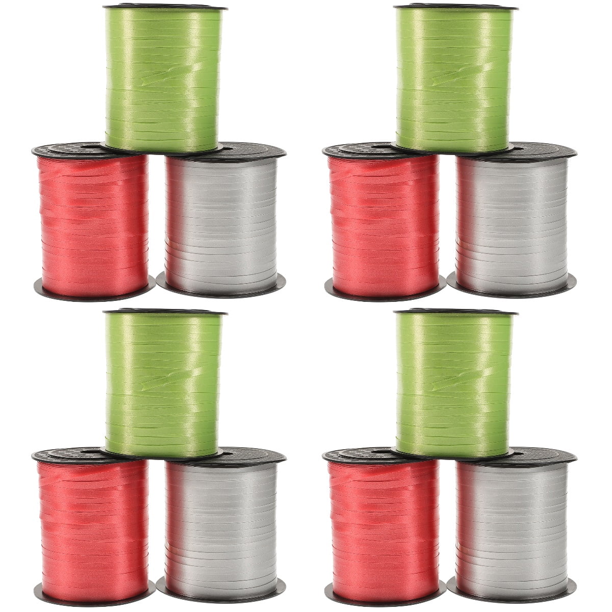 WORGEOUS 12 Rolls of Diy Balloon Ribbons Decorative Ribbons Plastic ...