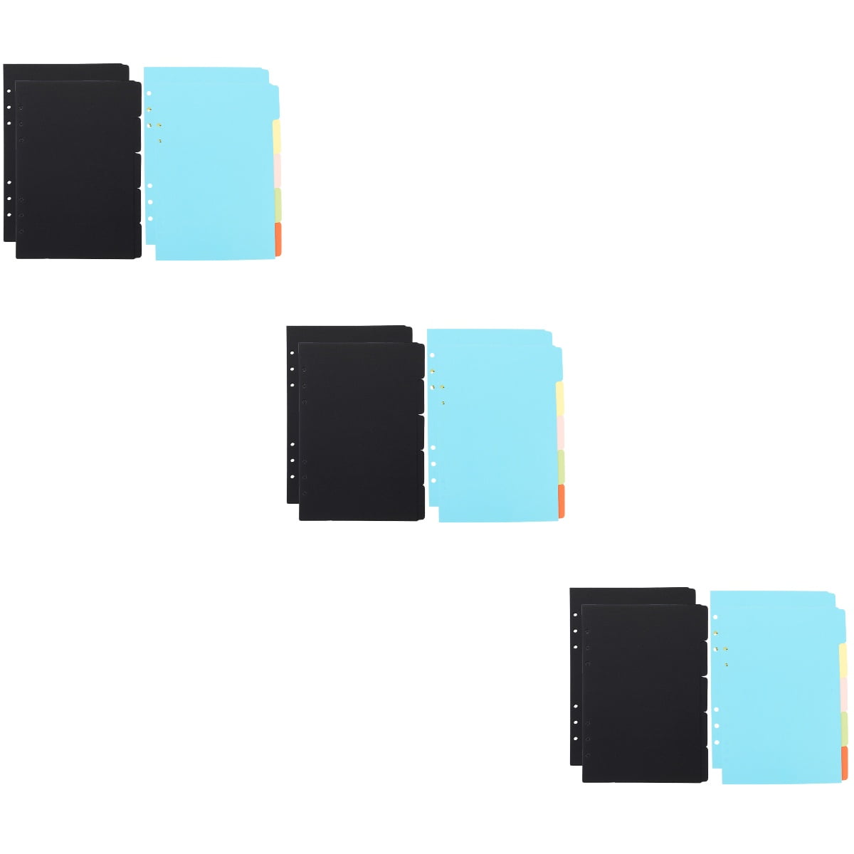 WORGEOUS 12 Sets of Notebook Dividers Notepad Binder Dividers ...