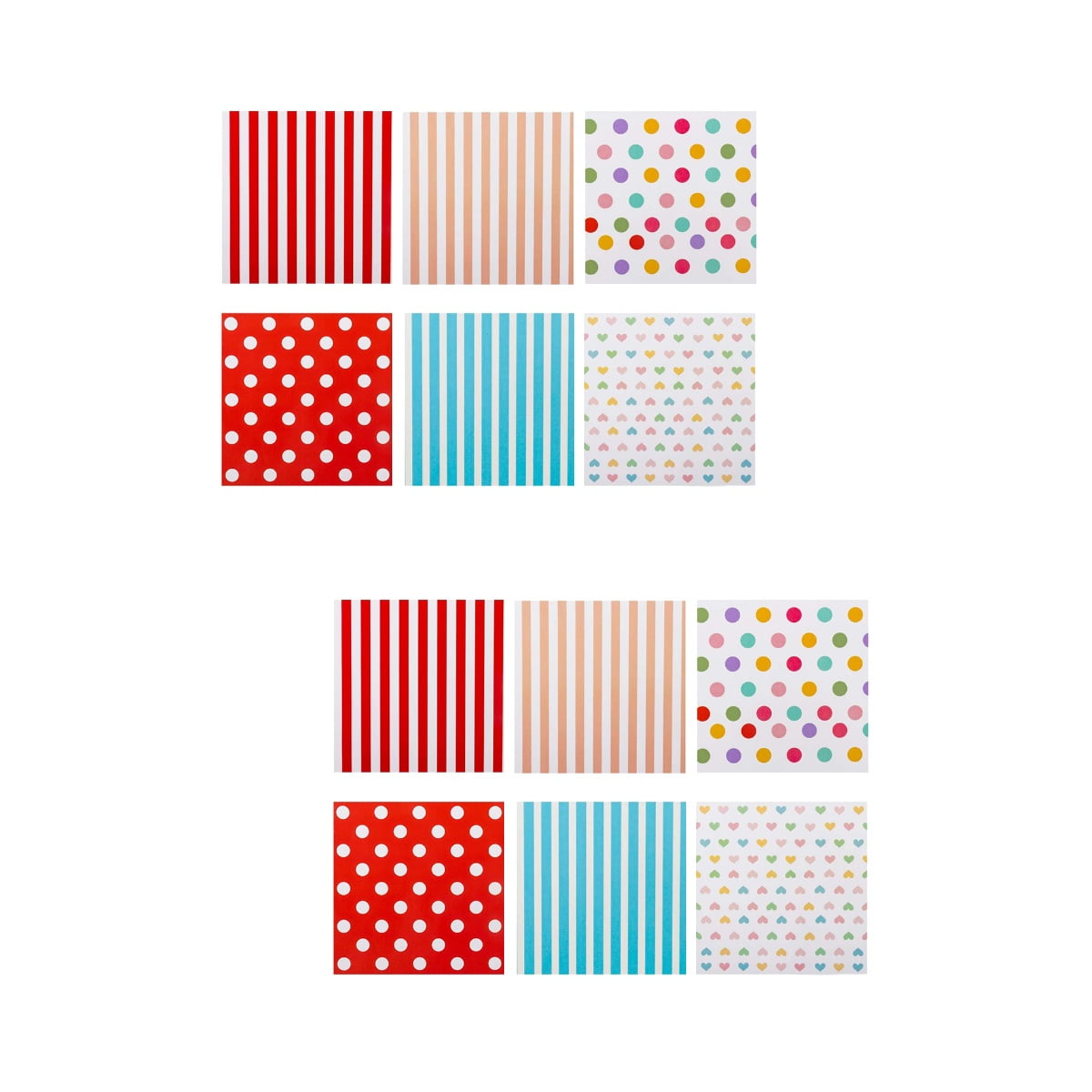 WORGEOUS 12 Sheets Classic DIY Gift Wrapping Paper Gift Wrappers Lovely ...