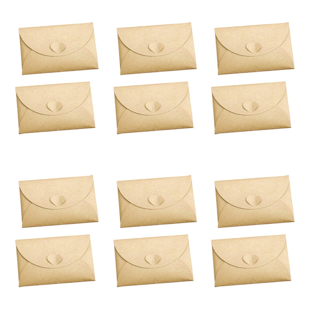 WORGEOUS 12 Vintage Craft Paper Envelopes for DIY Cards - Walmart.com