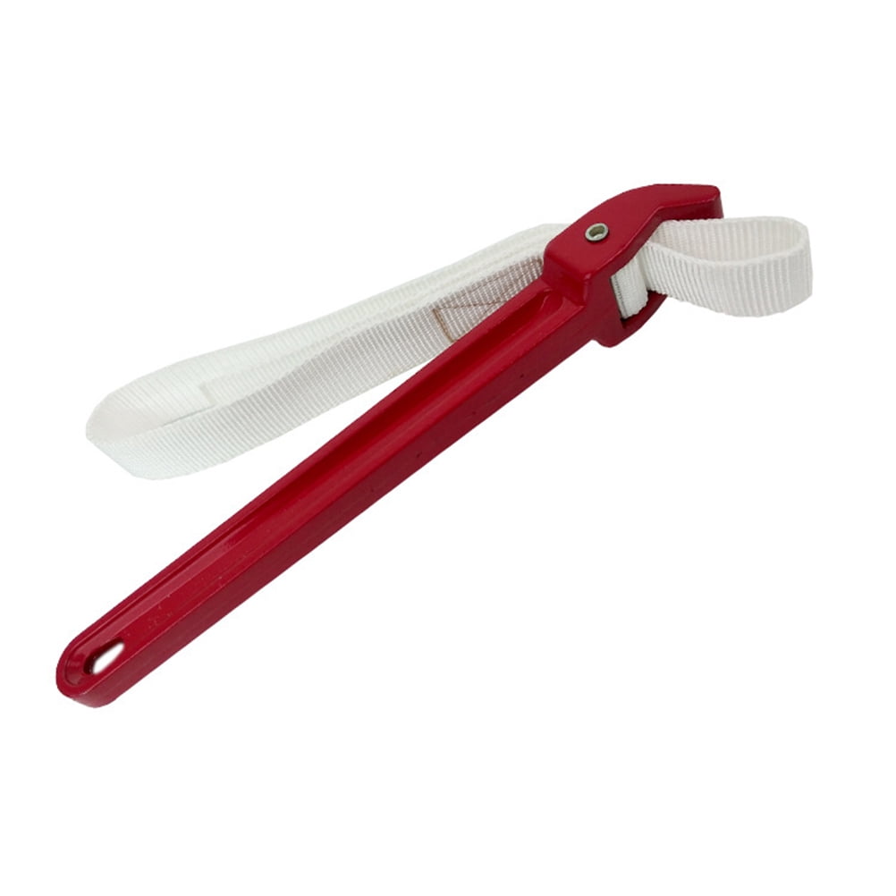 WORGEOUS 12 inch Aluminum Handle Oil Filter Wrench Adjustable Belt ...