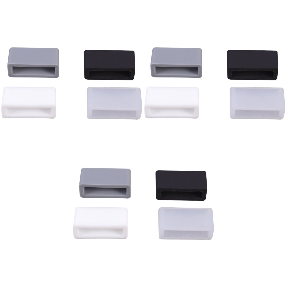 WORGEOUS 12 pcs 12MM Watch Strap Ring Silicone Bezel Activity Ring ...