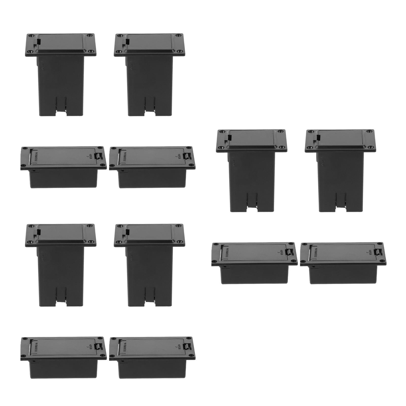 WORGEOUS 12 pcs 9v Battery Box Case Holder 9v Battery Box Guitar Pickup ...