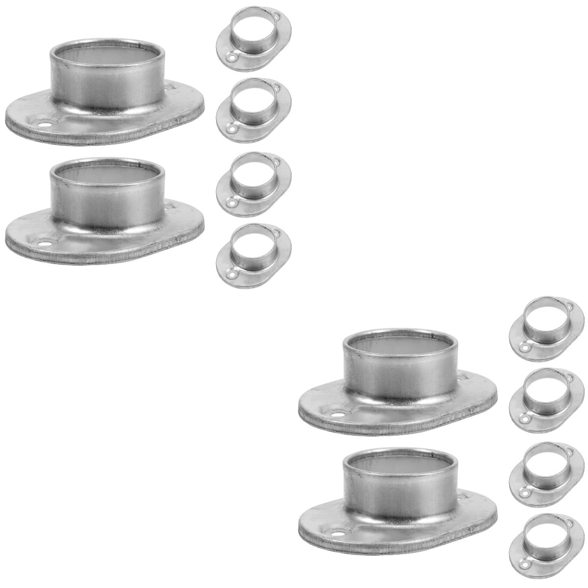 WORGEOUS 12 pcs Anchor Base Deck Railing Tube Base Round Tube ...