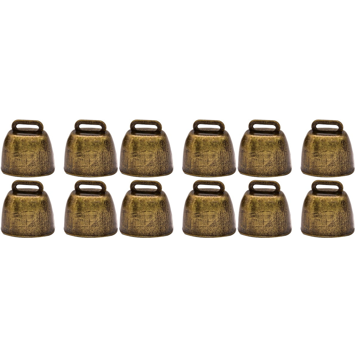 WORGEOUS 12 pcs Anti-theft Loud Cow Bells Grazing Bells DIY Pendant for ...